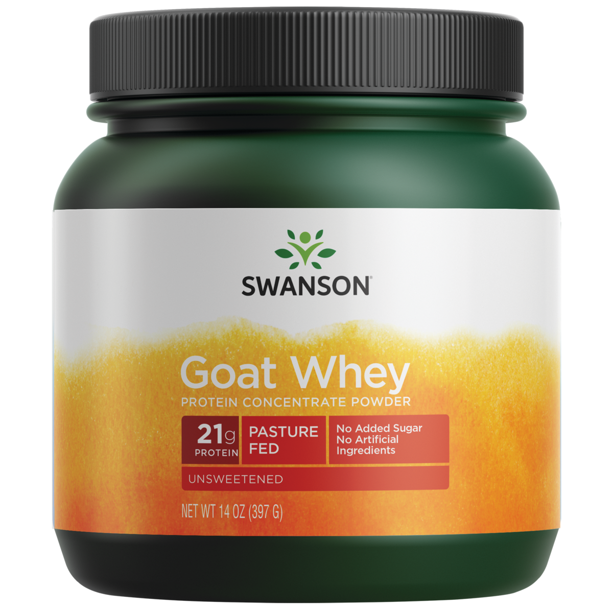Swanson Goat Whey Protein Concentrate 14 oz Powder - Walmart.com