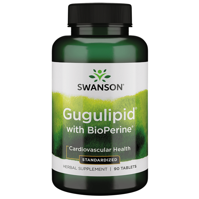 Swanson Gugulipid with Bioperine (Standardized) 90 Tablets - Walmart.com
