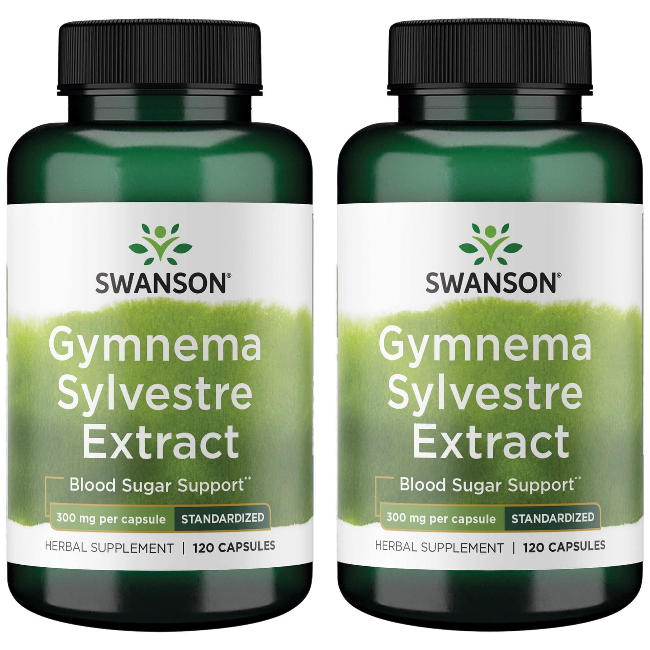 Swanson Gymnema Sylvestre Extract - Standardized 300 mg 120 Caps 2 Pack ...