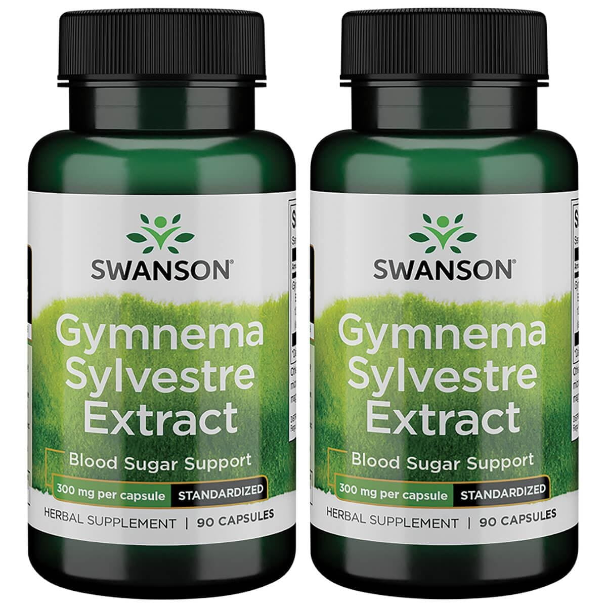 Swanson Gymnema Sylvestre Extract - Standardized 300 mg 90 Caps 2 Pack ...