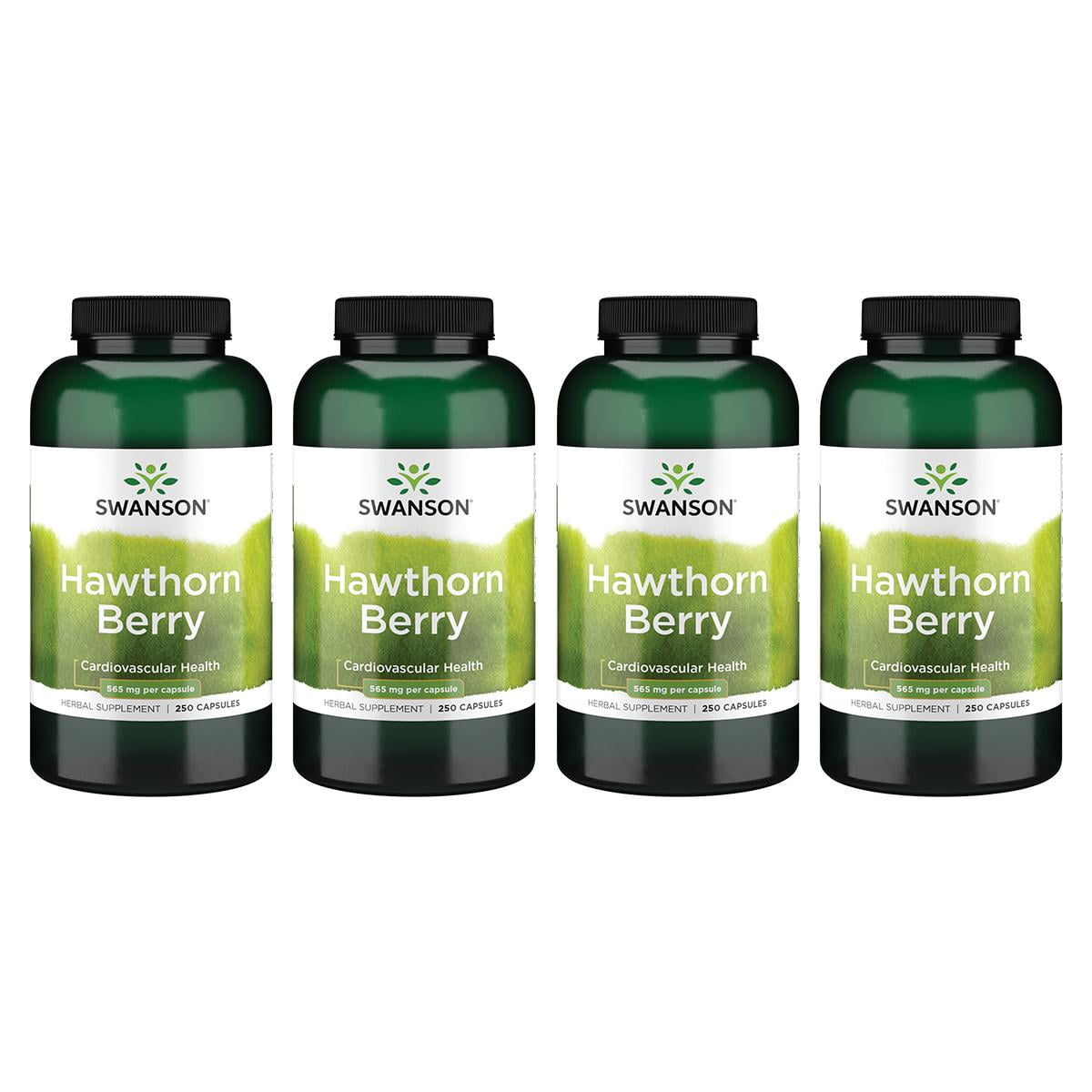 Swanson Hawthorn Berry Heart Health Supplement Extract, 565mg, 250 ...