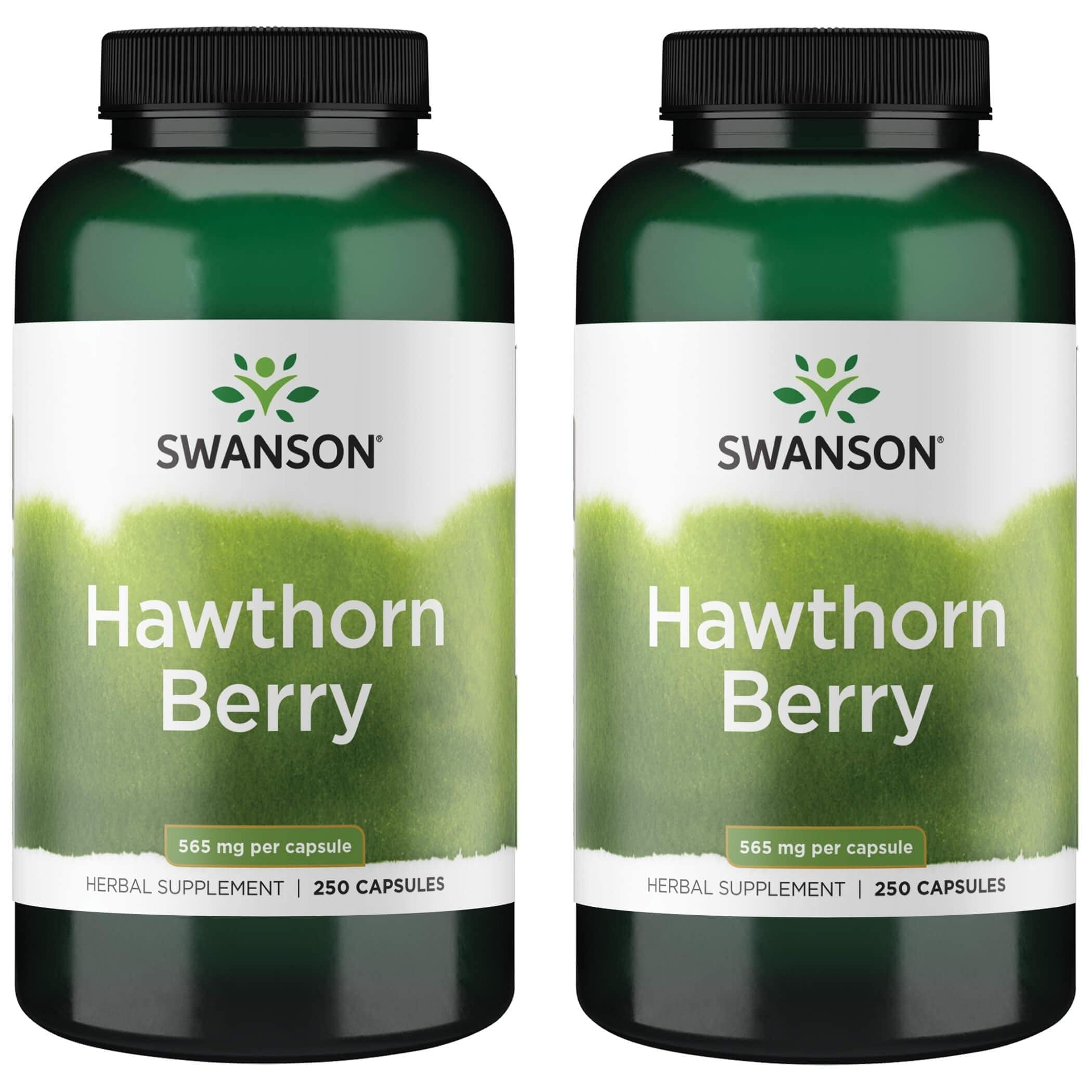 Swanson Hawthorn Berry Supplement- Antioxidant Flavonoids (250 Capsules ...