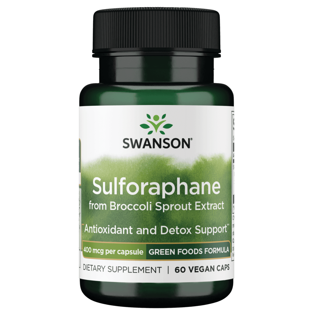 Swanson Sulforaphane Supplement - Broccoli Sprout Extract 400 mcg ...