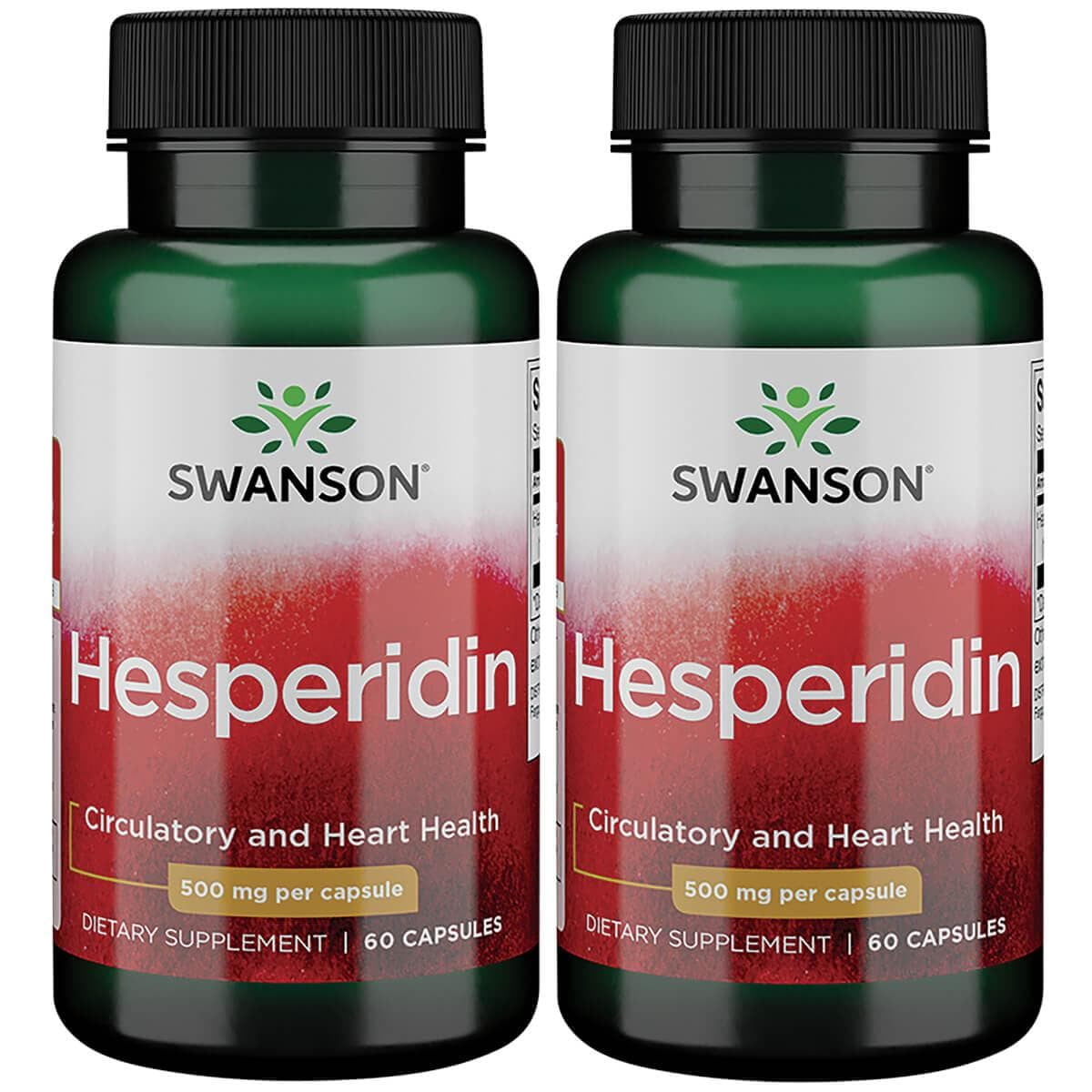 Swanson Hesperidin 500 mg 60 Caps 2 Pack - Walmart.com
