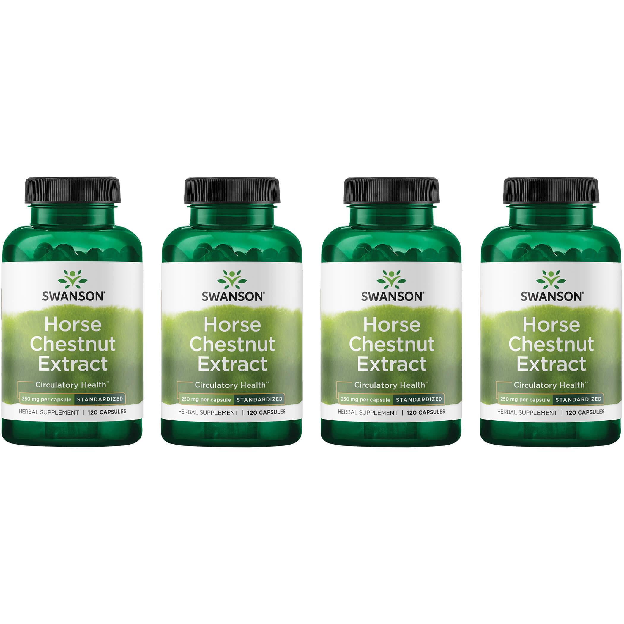 Swanson Horse Chestnut 22% Aescin (Standardized) 250 Milligrams 120 ...