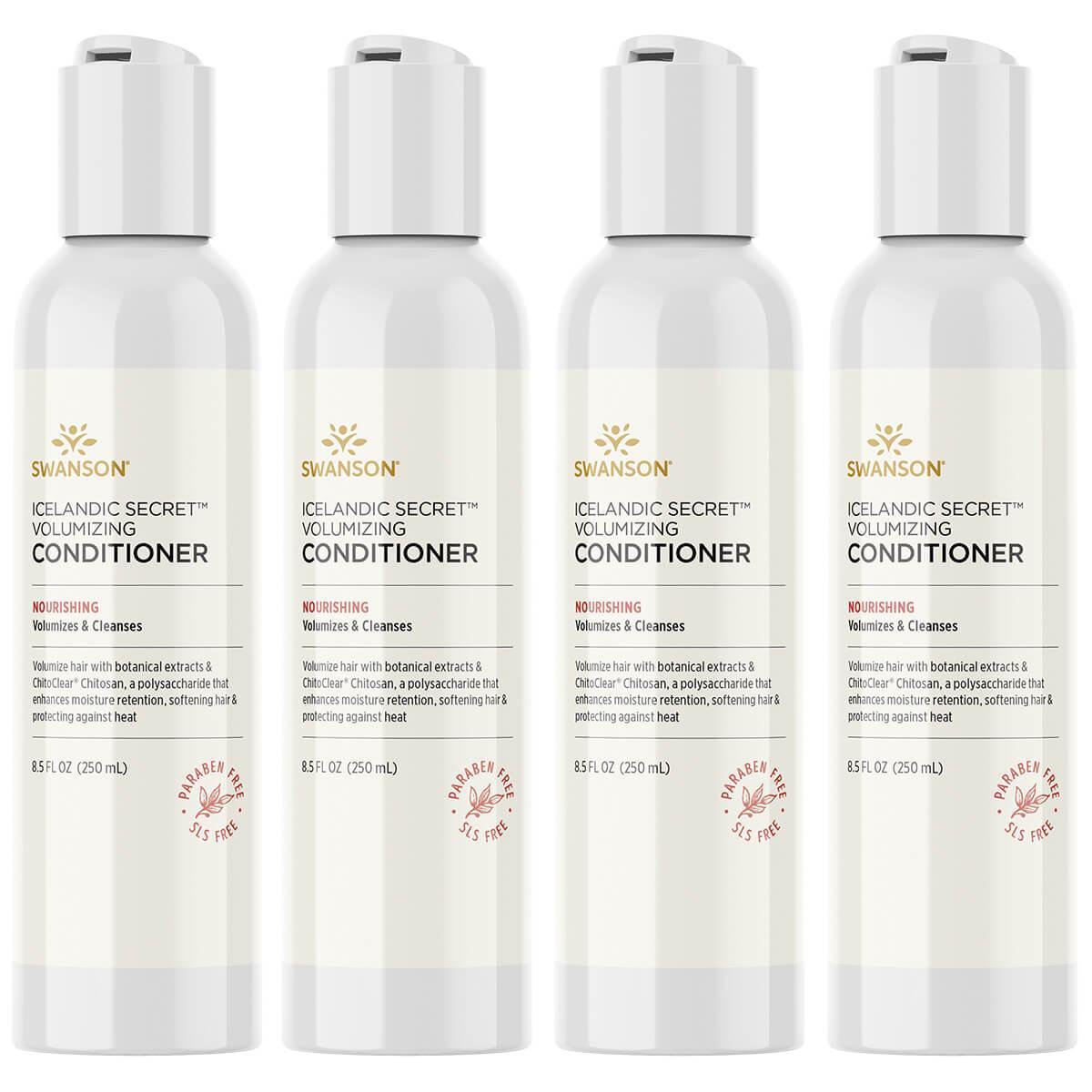 Swanson Icelandic Secret Volumizing Conditioner 8.5 fl oz Liq 4 Pack ...