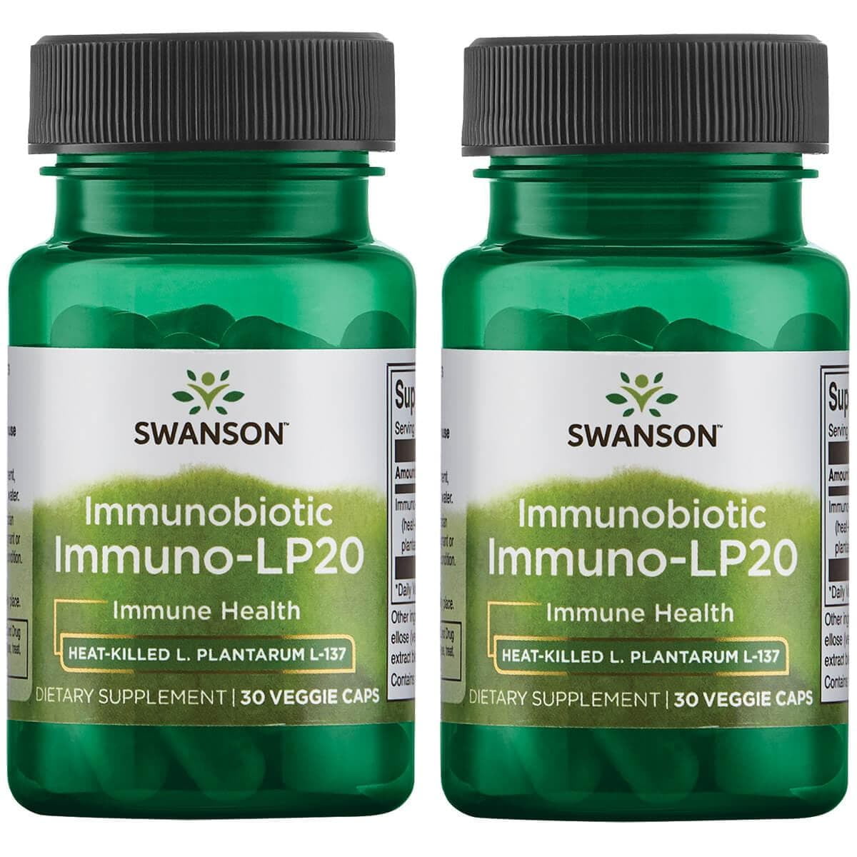 Swanson Immunobiotic Immuno-Lp20 50 mg 30 Veg Caps 2 Pack - Walmart.com