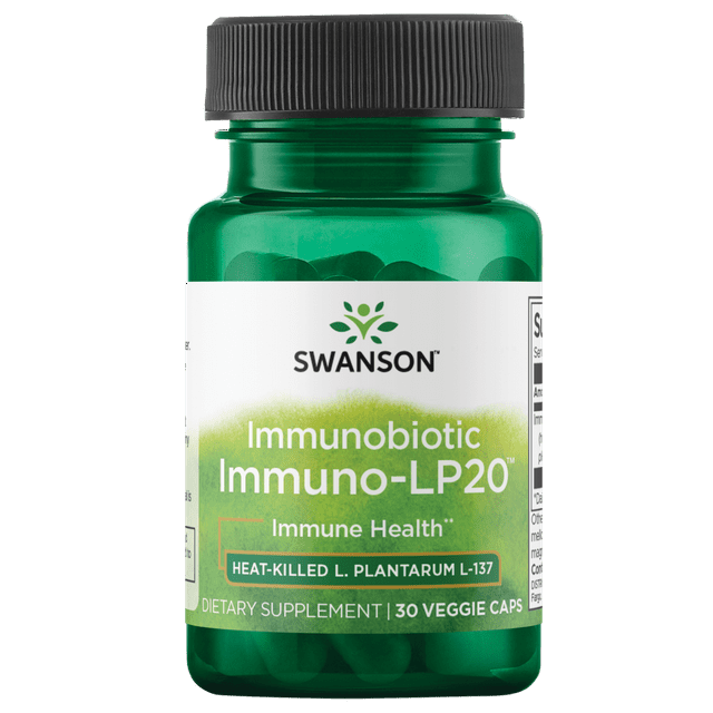 Swanson Immunobiotic Immuno-Lp20 50 mg 30 Veggie Capsules - Walmart.com