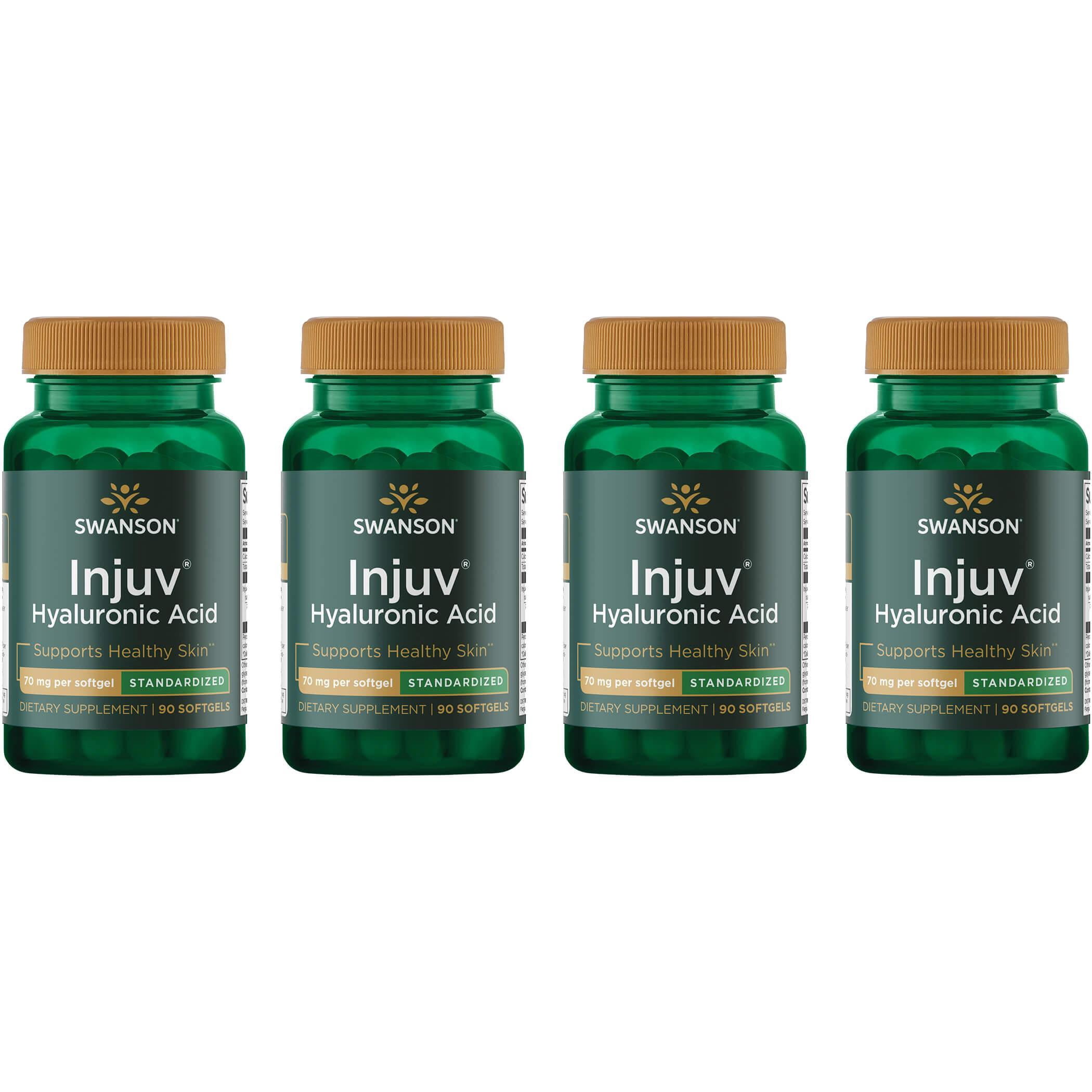 Swanson Injuv Pure Hyaluronic Acid Joint Complex Supplement, 70 mg, 90 ...