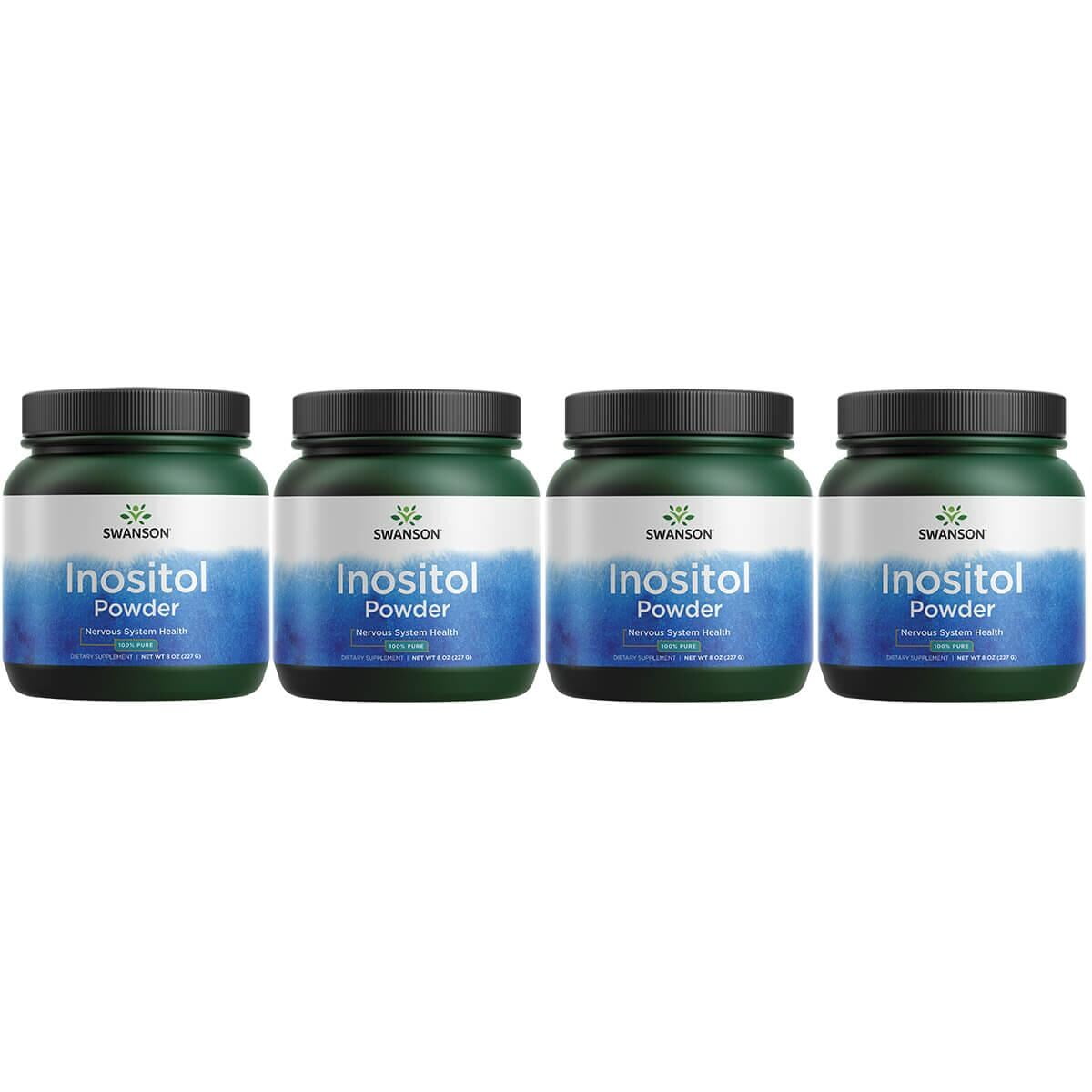 Swanson Inositol Powder - 100% Pure 8 oz Pwdr 4 Pack - Walmart.com