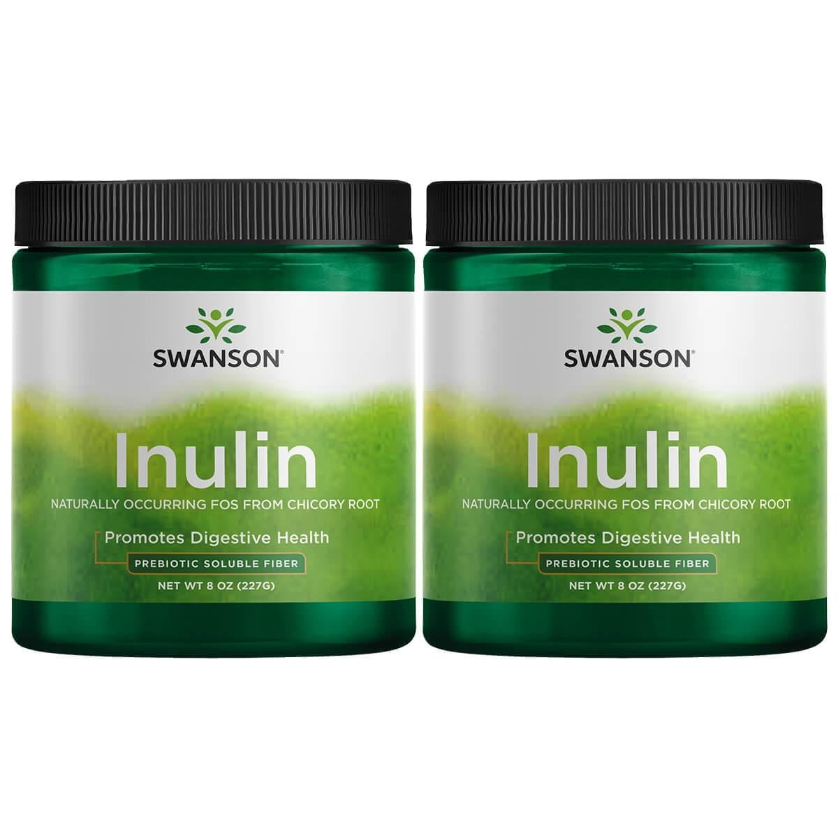 Swanson Inulin - Prebiotic Soluble Fiber 8 oz Pwdr 2 Pack - Walmart.com