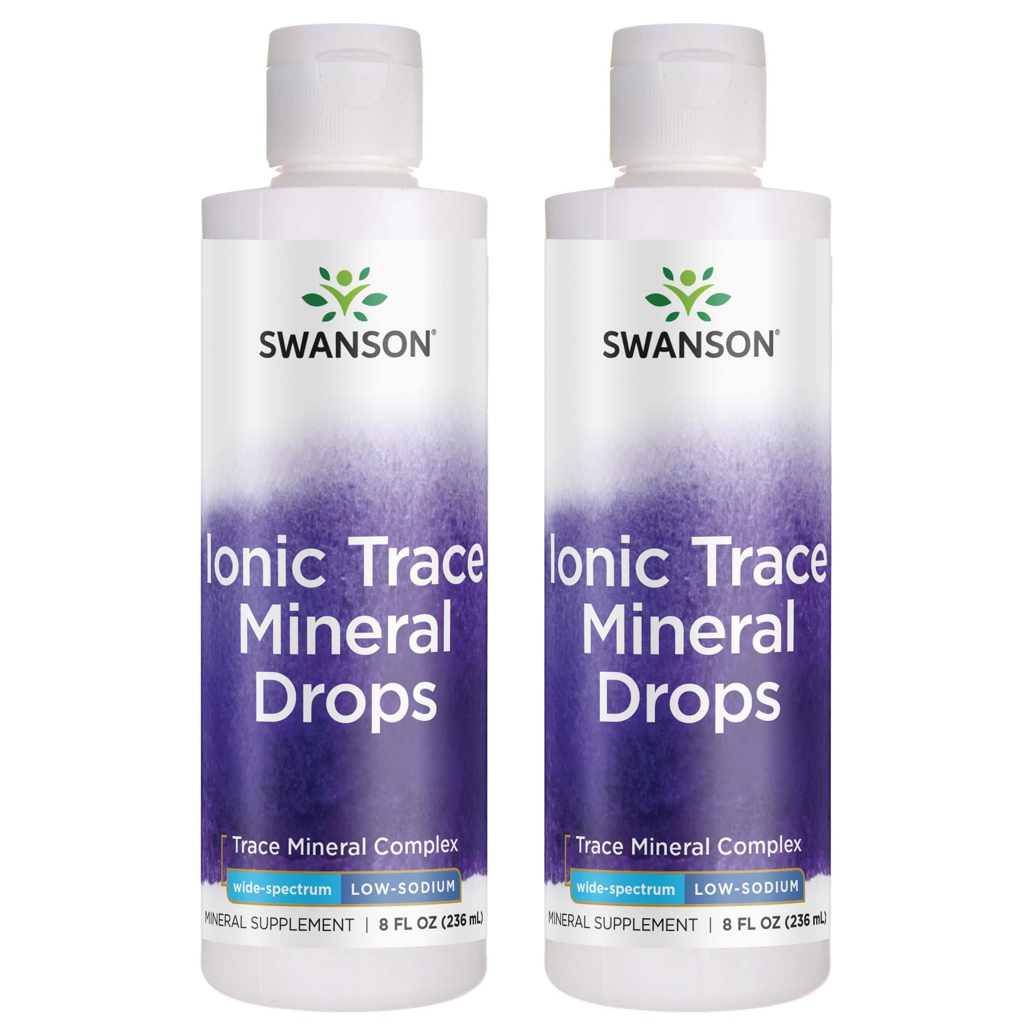 Swanson Ionic Trace Mineral Drops 8 fl oz Liq 2 Pack - Walmart.com