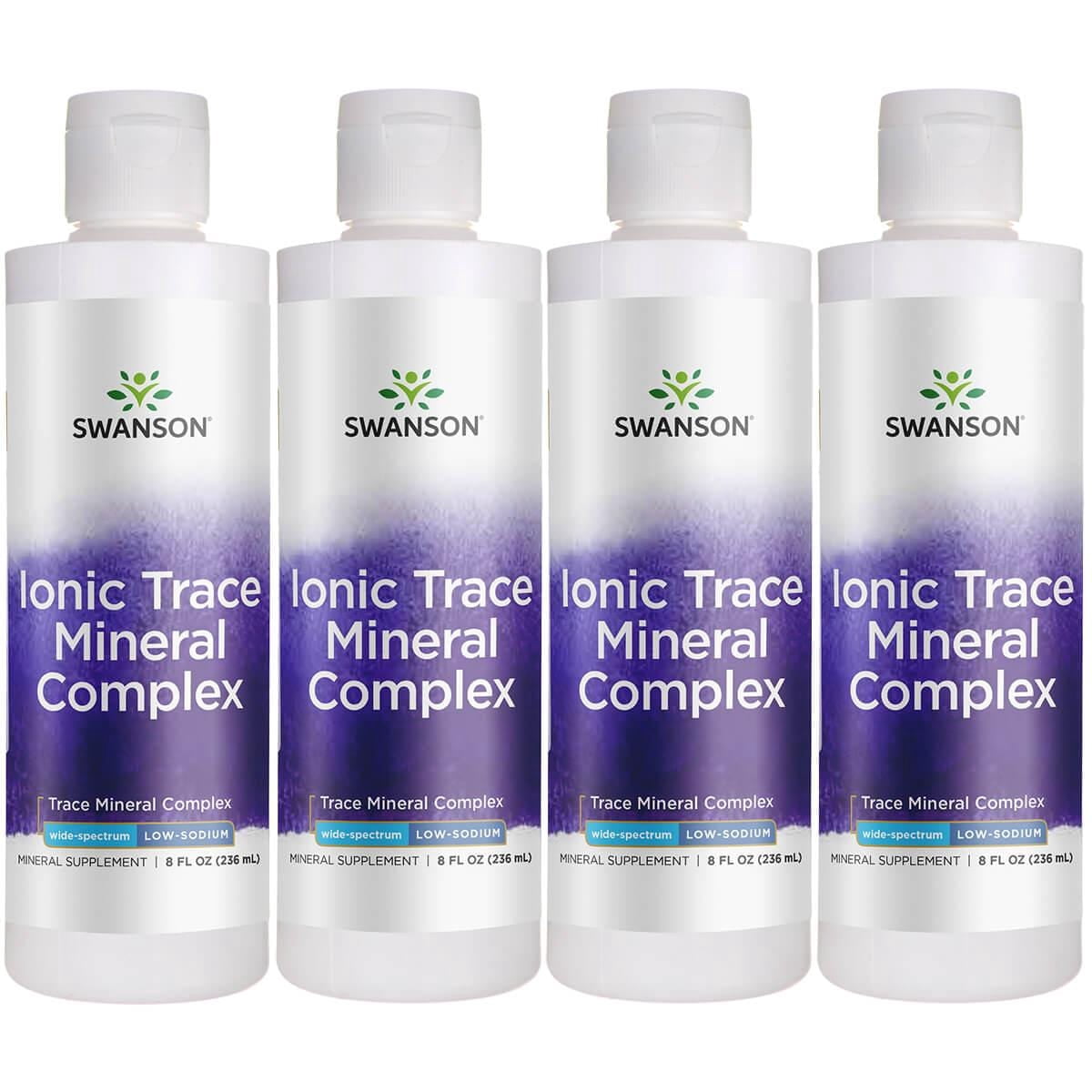 Swanson Ionic Trace Mineral Drops 8 fl oz Liq 4 Pack - Walmart.com
