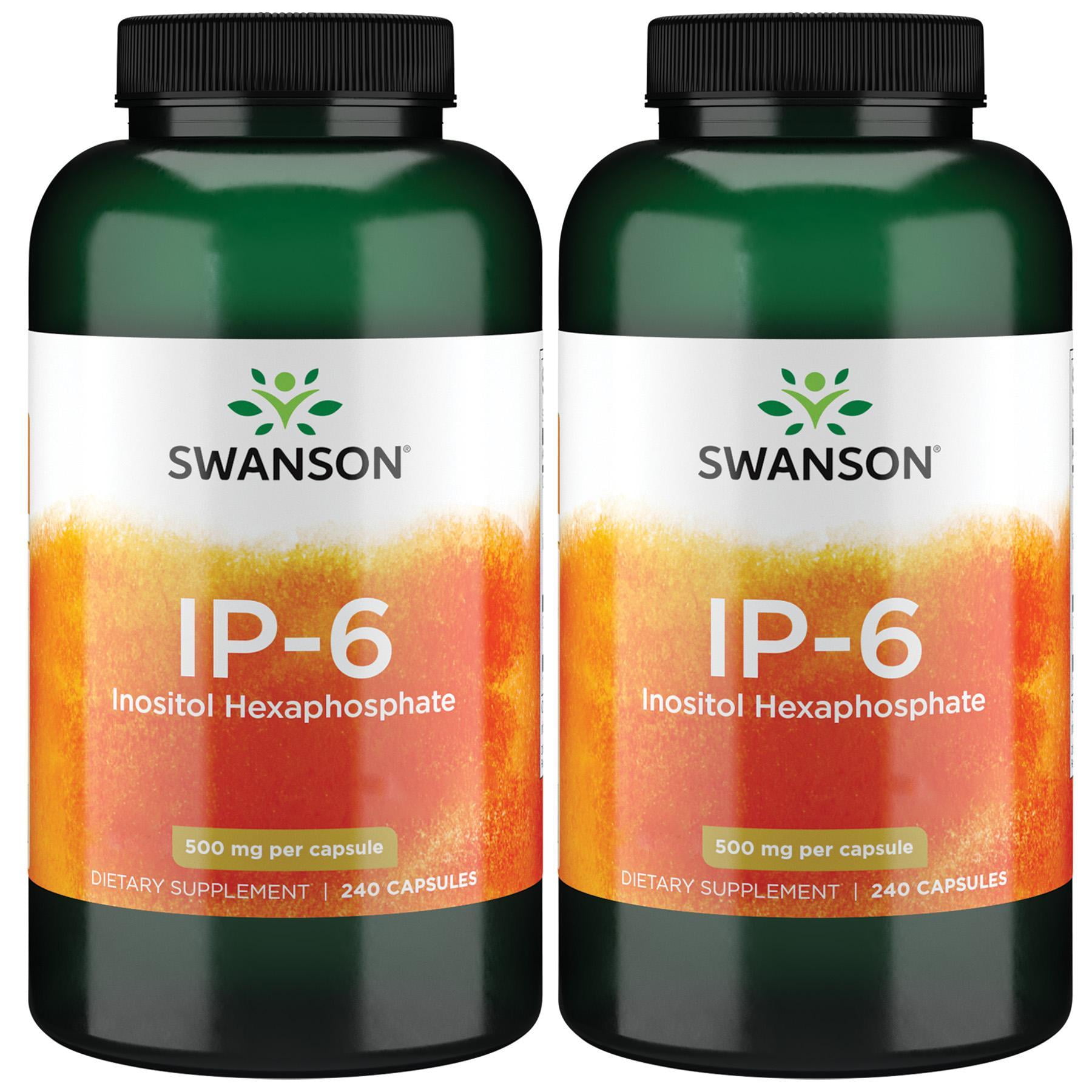 Swanson Pure Supplement IP-6 Inositol Hexaphosphate 240 Capsules, 2 ...