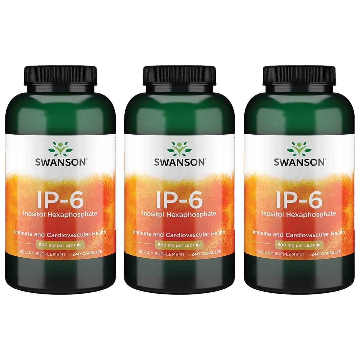 Swanson Ip-6 Inositol Hexaphosphate 240 Caps 3 Pack - Walmart.com