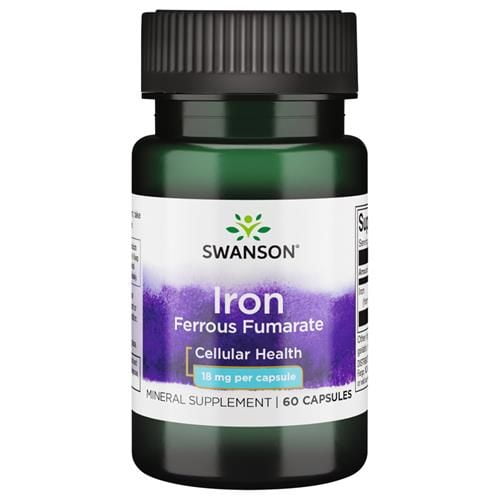 Swanson Iron (Ferrous Fumarate) - Mineral Supplement Promoting Energy ...