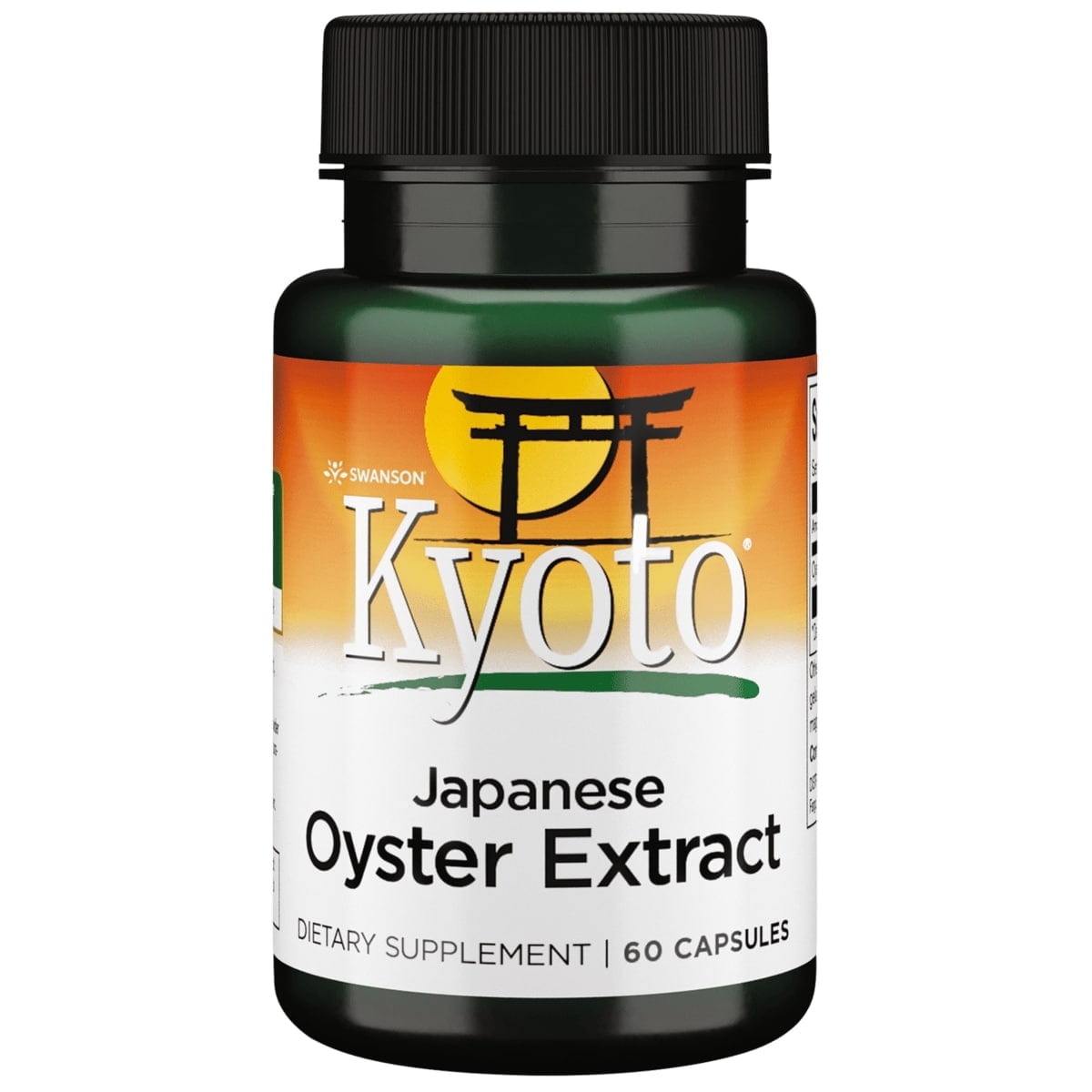 Swanson Kyoto Japanese Oyster Extract 500mg Capsules, Glycogen, Taurine ...