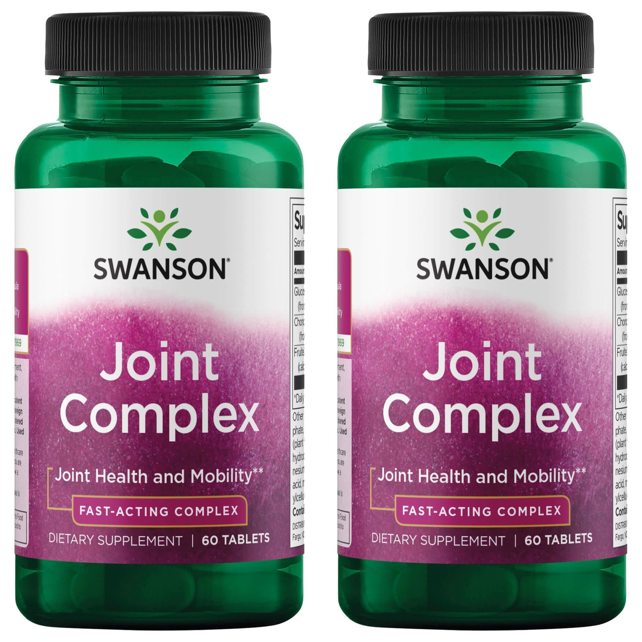 Swanson Joint Complex - Fast-Acting 60 Tabs 2 Pack - Walmart.com