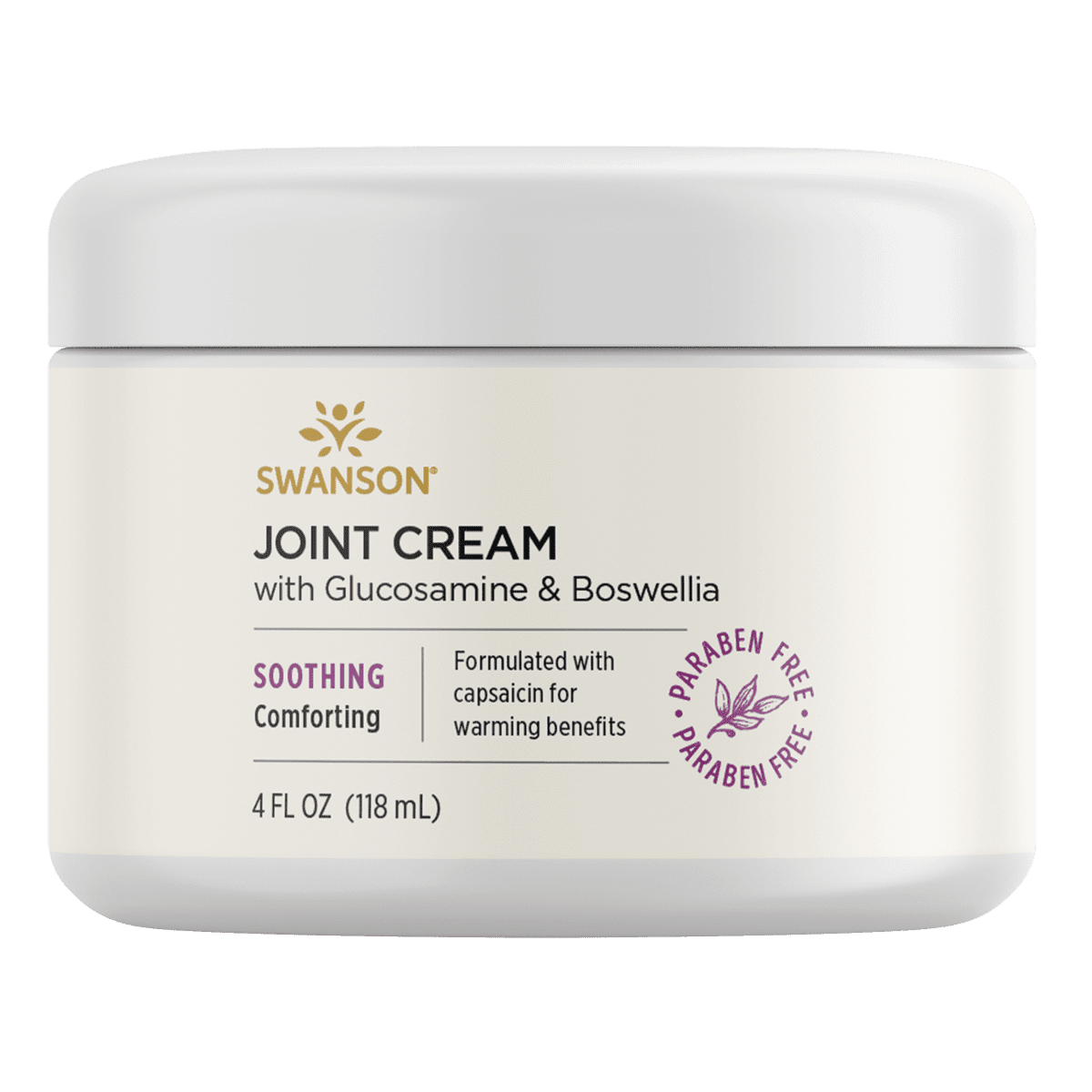 Swanson Joint Cream with Glucosamine and Boswellia 4 fl oz Cream ...