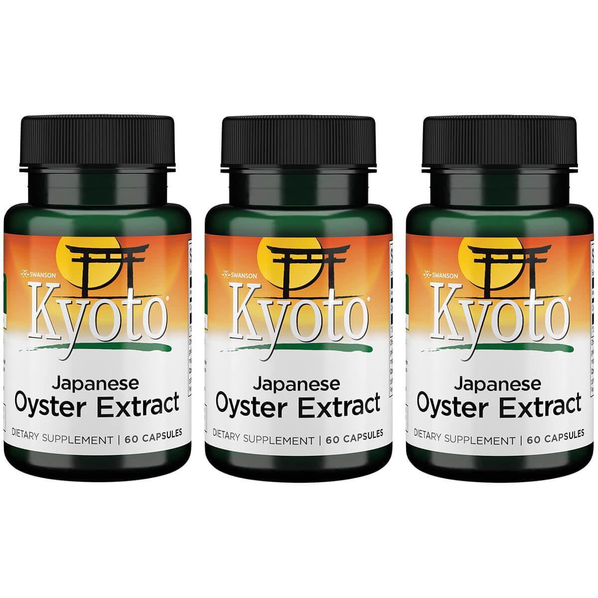Swanson Japanese Oyster Extract 500 mg 60 Caps 3 Pack - Walmart.com