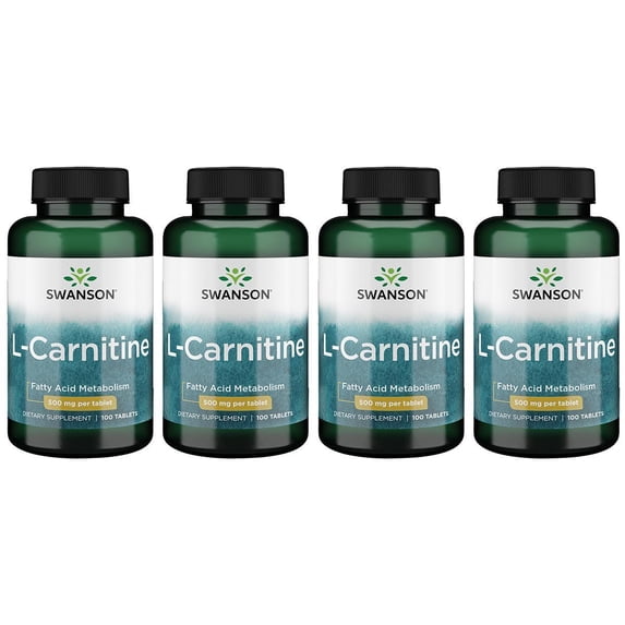 Swanson L-Carnitine 500 mg, Lean Muscle Development, Fat Metabolism ...