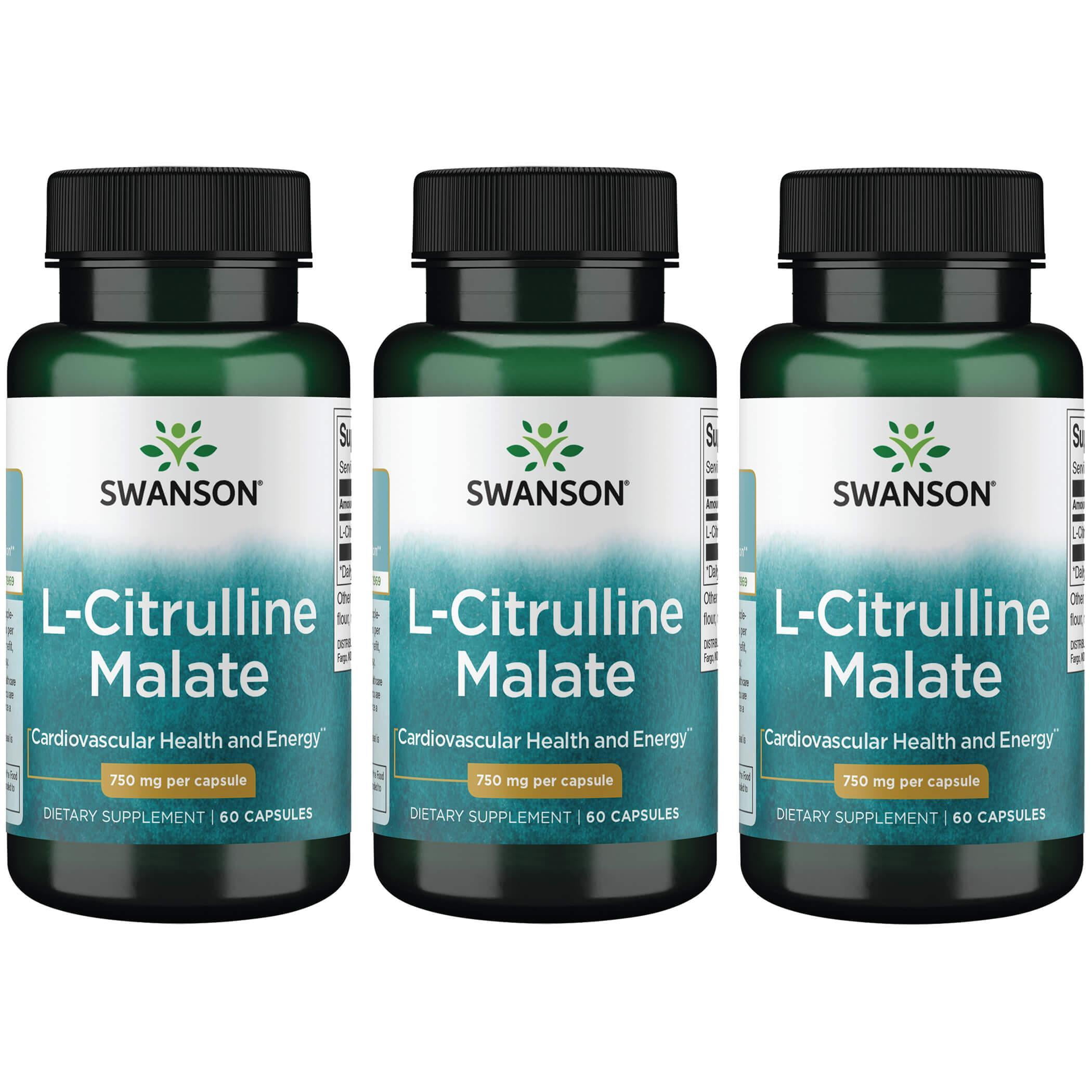 Swanson L-Citrulline Malate - Amino Acid Supplement Promoting Energy ...