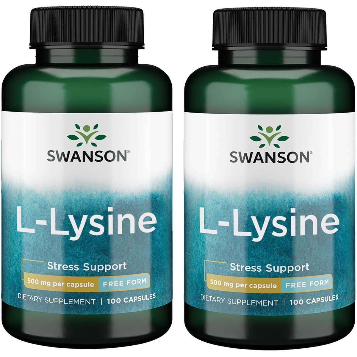 Swanson L-Lysine Supplements - Immune System Support for Adults, Free ...