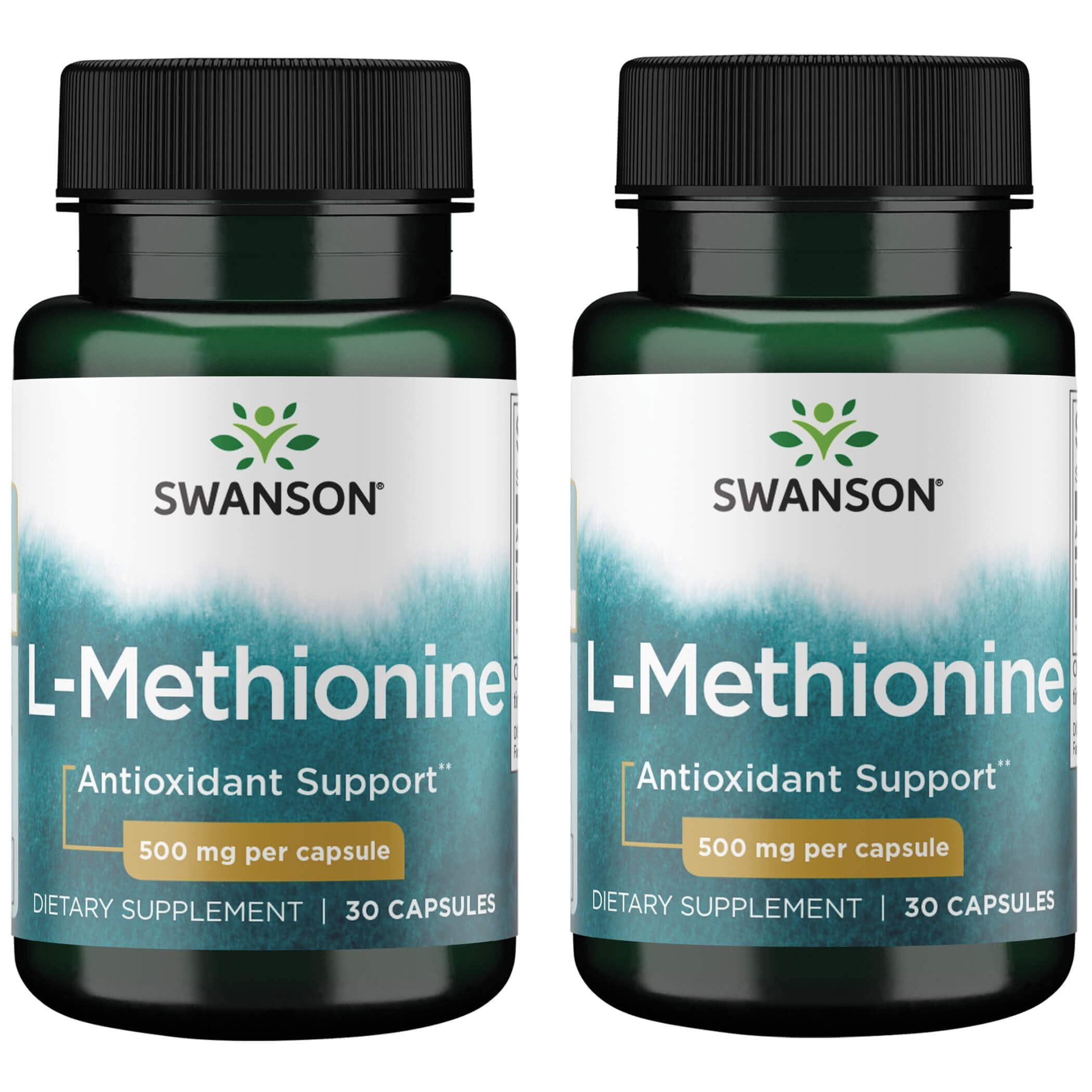 Swanson L-Methionine 500 mg 30 Caps 2 Pack - Walmart.com