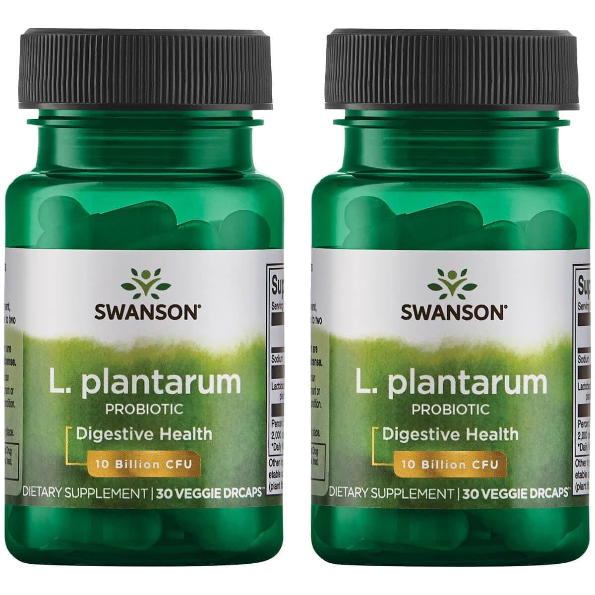 Swanson L. Plantarum Probiotic 10 Billion Cfu 30 Veg Caps 2 Pack ...