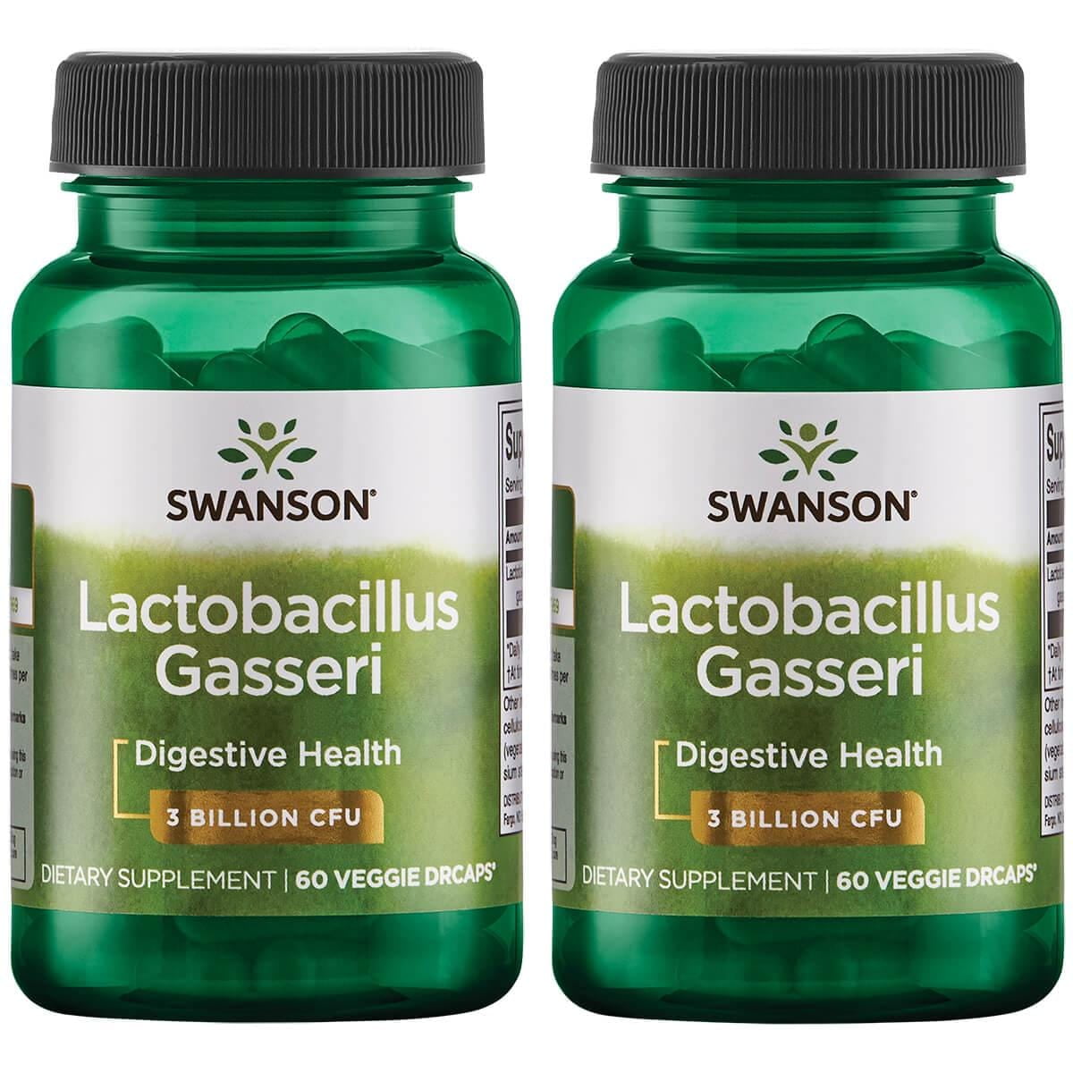 Swanson Lactobacillus Gasseri Probiotic Supplement, Helps Support Digestive Health, 3 Billion ...