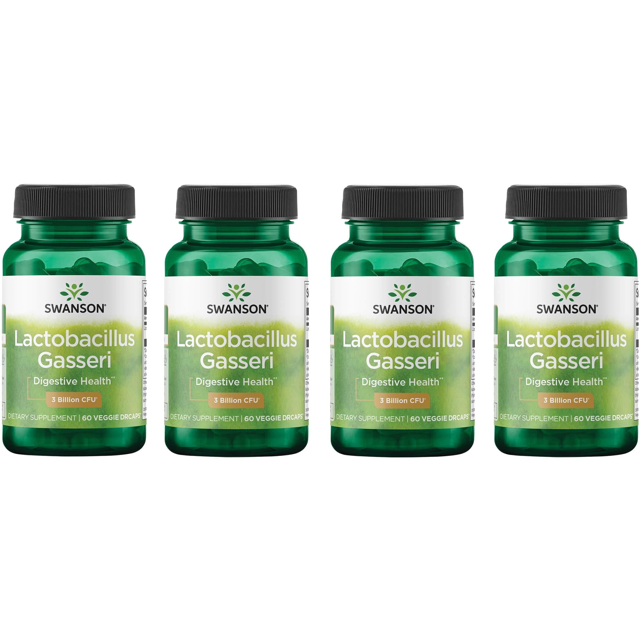 Swanson Lactobacillus Gasseri Probiotic Supplement, Helps Support Digestive Health, 3 Billion ...