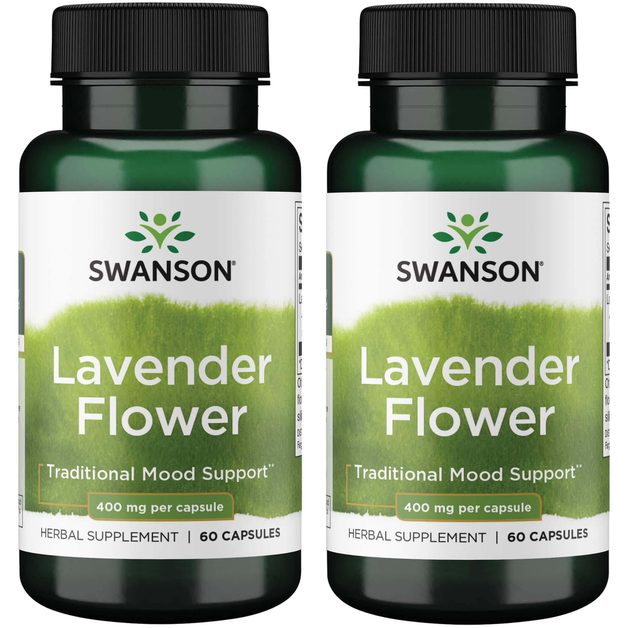 Swanson Lavender Flower - Herbal Supplement Promoting Traditional Mood ...