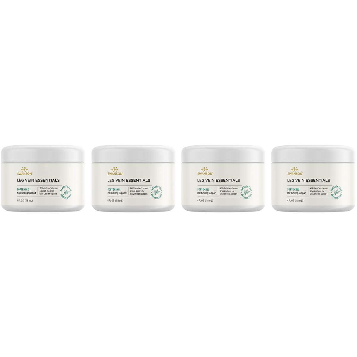 Swanson Leg Vein Essentials, Circulation Care Treatment Cream, 4 fl oz ...