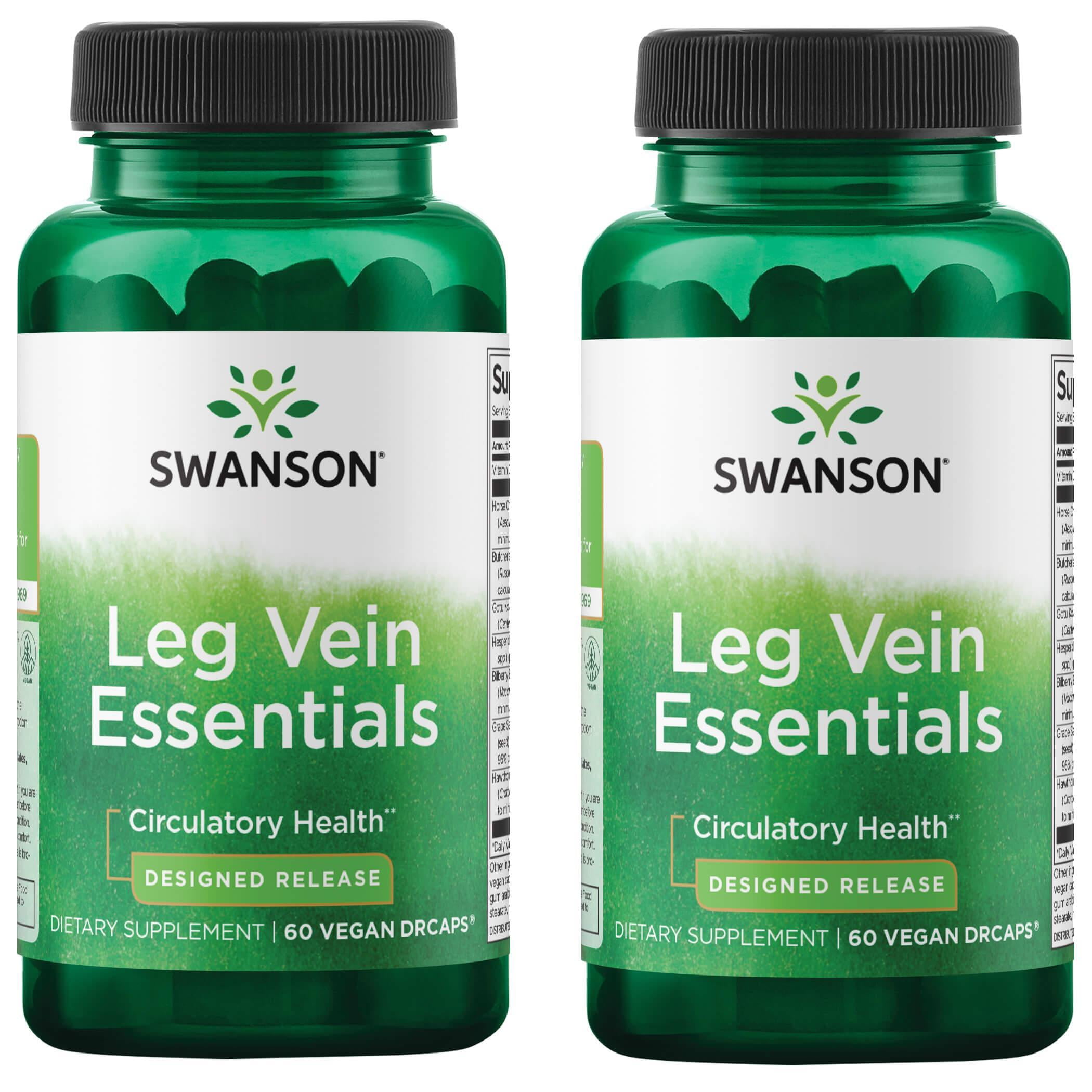 Swanson Health Supplement - Leg Vein Essentials, Vegan Caps for ...