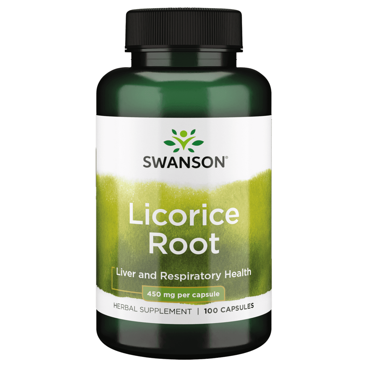 Swanson Health's Pure Dried Licorice Root Capsules, 450 mg- Digestive ...