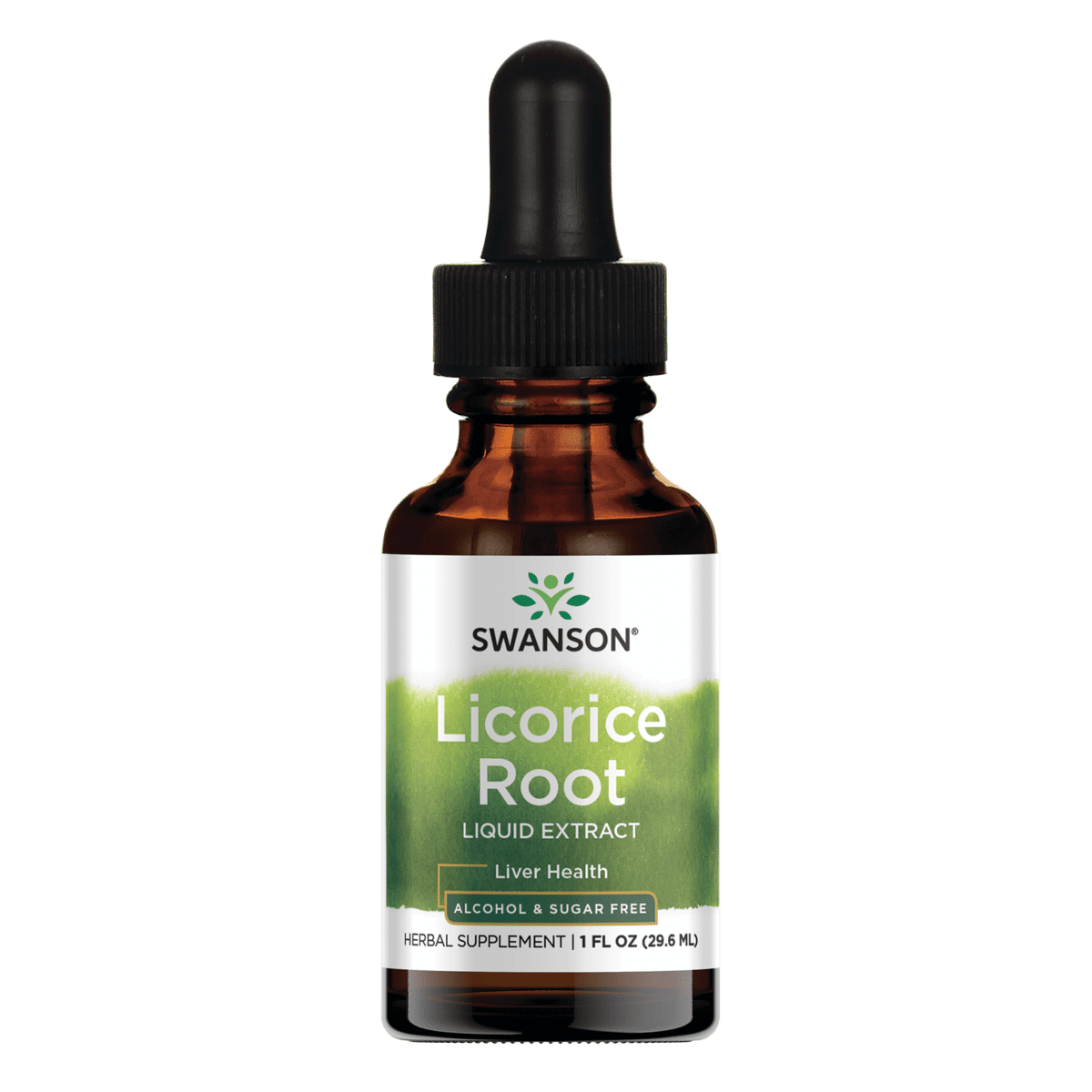 Swanson Licorice Root Liquid Extract (Alcohol and Sugar-Free) 1 fl oz ...