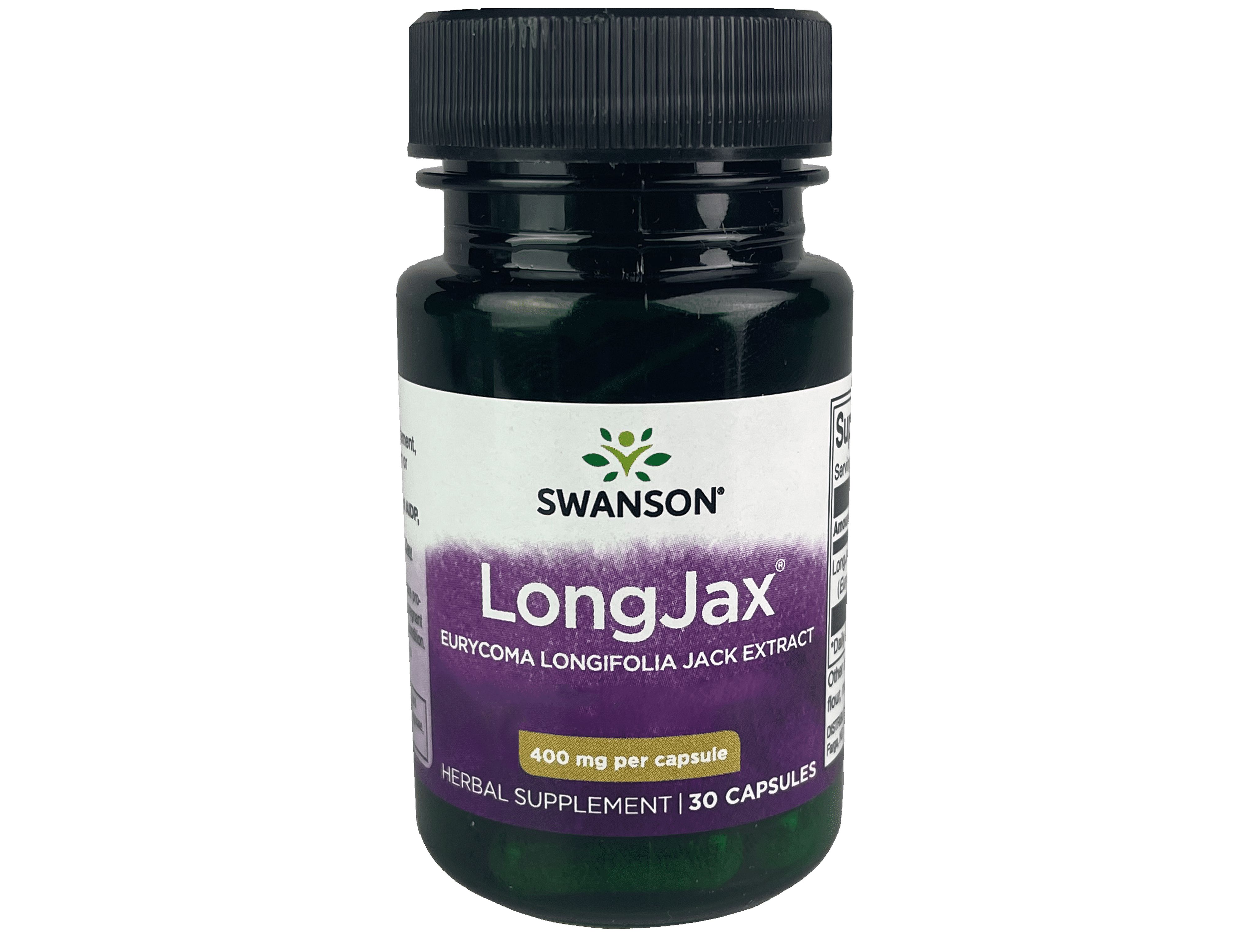 Swanson Longjax Eurycoma Longifolia Jack Extract 400 mg 30 Capsules ...