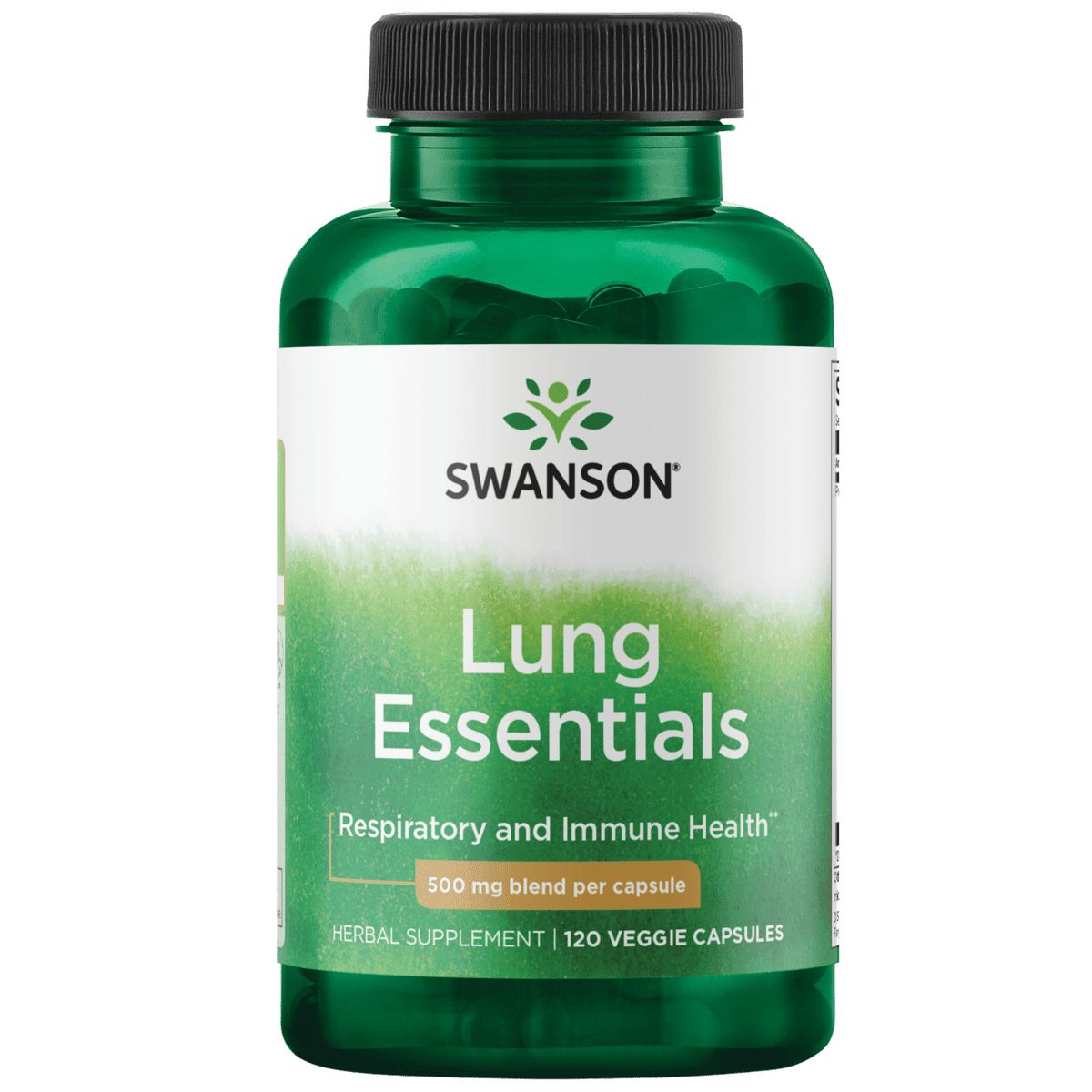 Swanson Lung Essentials 500 mg 120 Veggie Capsules - Healthy Herbal ...