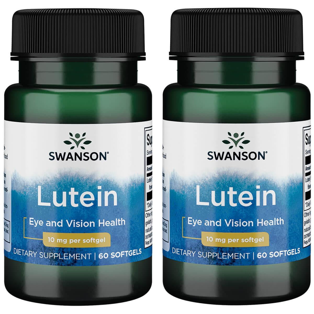 Swanson Ultra Lutein 10mg Eye Vitamins, Healthy Vision & Sight Care ...