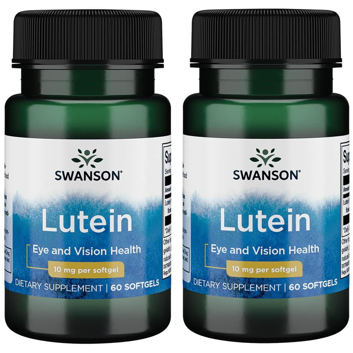 Swanson Lutein 10 mg 60 Sgels 2 Pack - Walmart.com