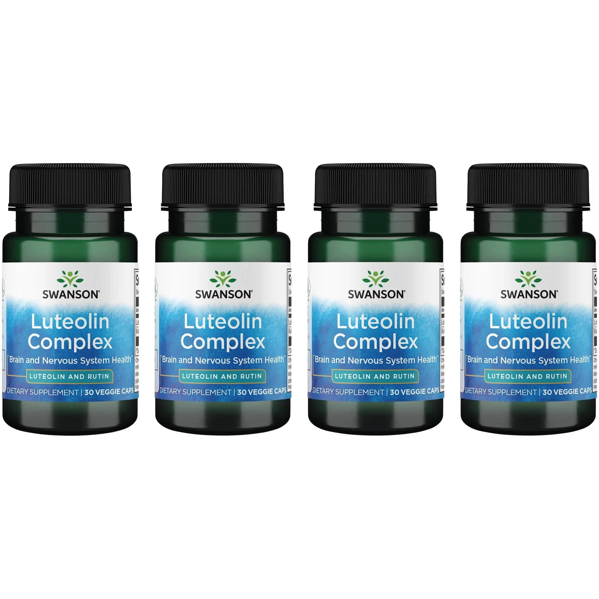 Swanson Luteolin Complex with Rutin Brain Support Supplement 100 mg ...