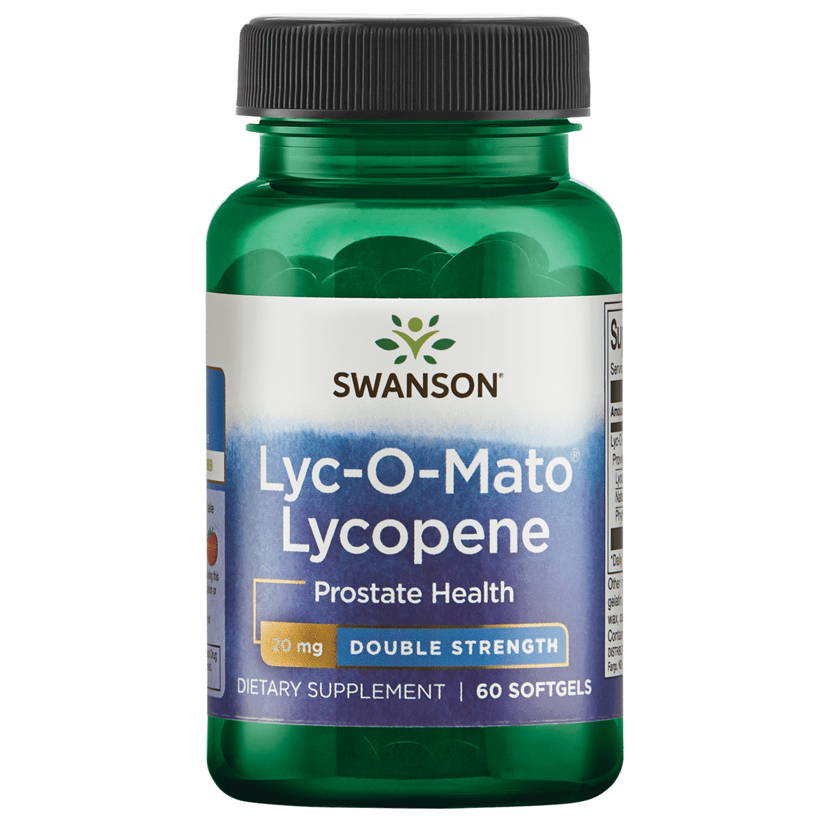 Swanson Lyc-O-Mato Lycopene - Double Strength 20 mg 60 Softgels ...