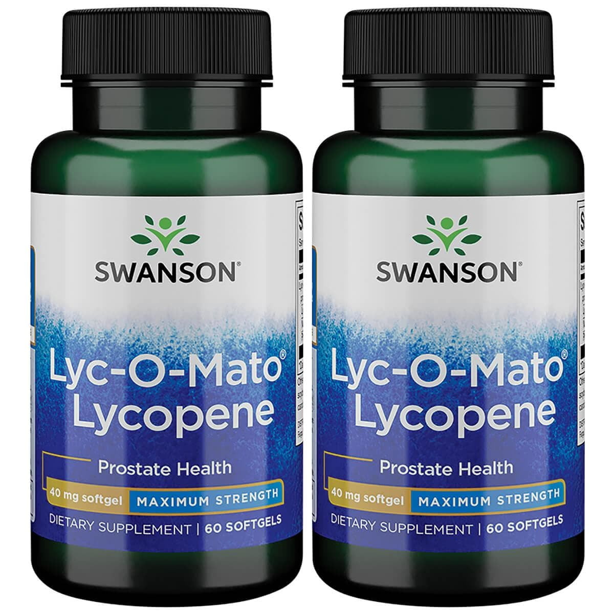 Swanson Lyc-O-Mato Lycopene - Maximum Strength 40 mg 60 Sgels 2 Pack ...