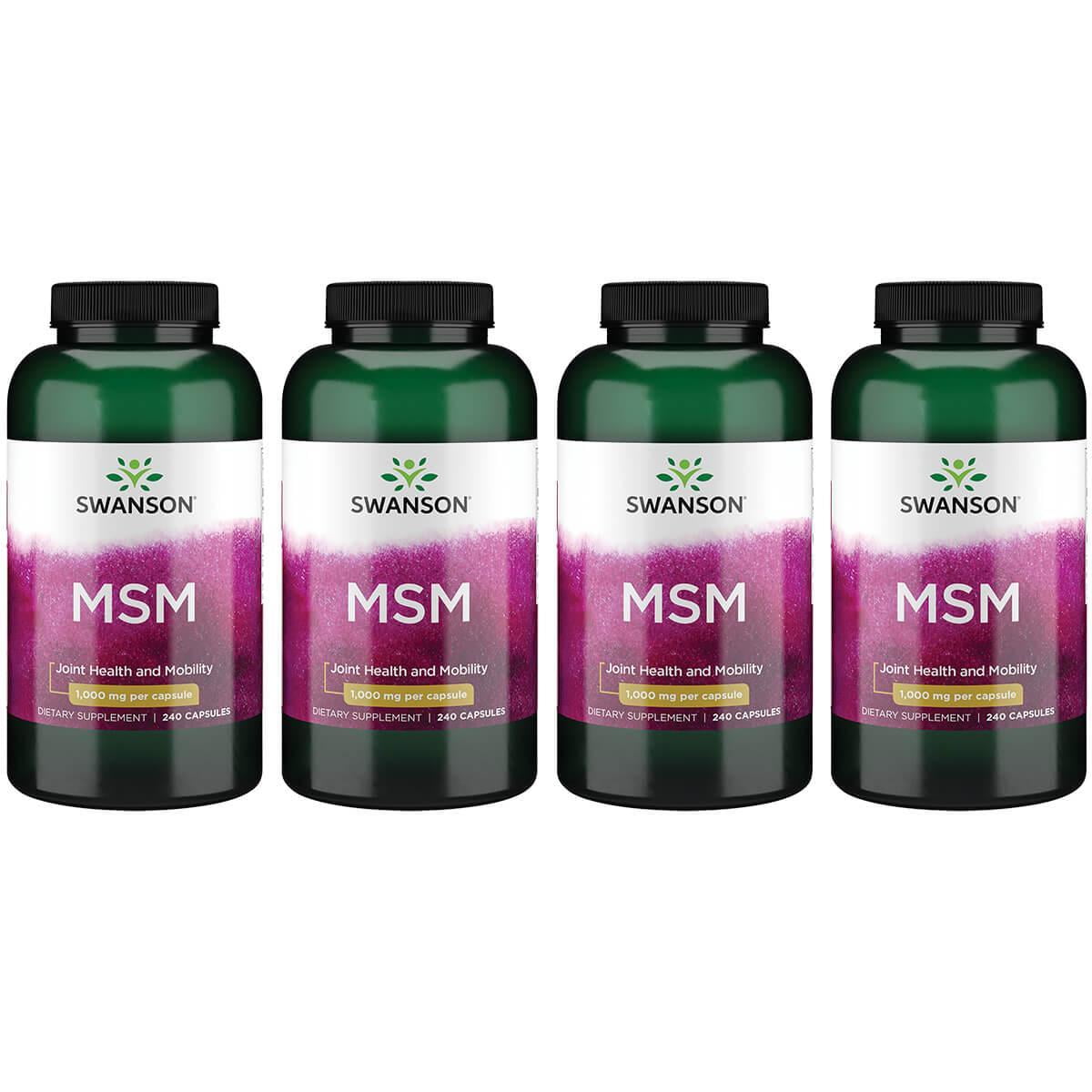 Swanson MSM - Essential Minerals Promoting Mobility & Joint Health Support - Helps to Maintain ...