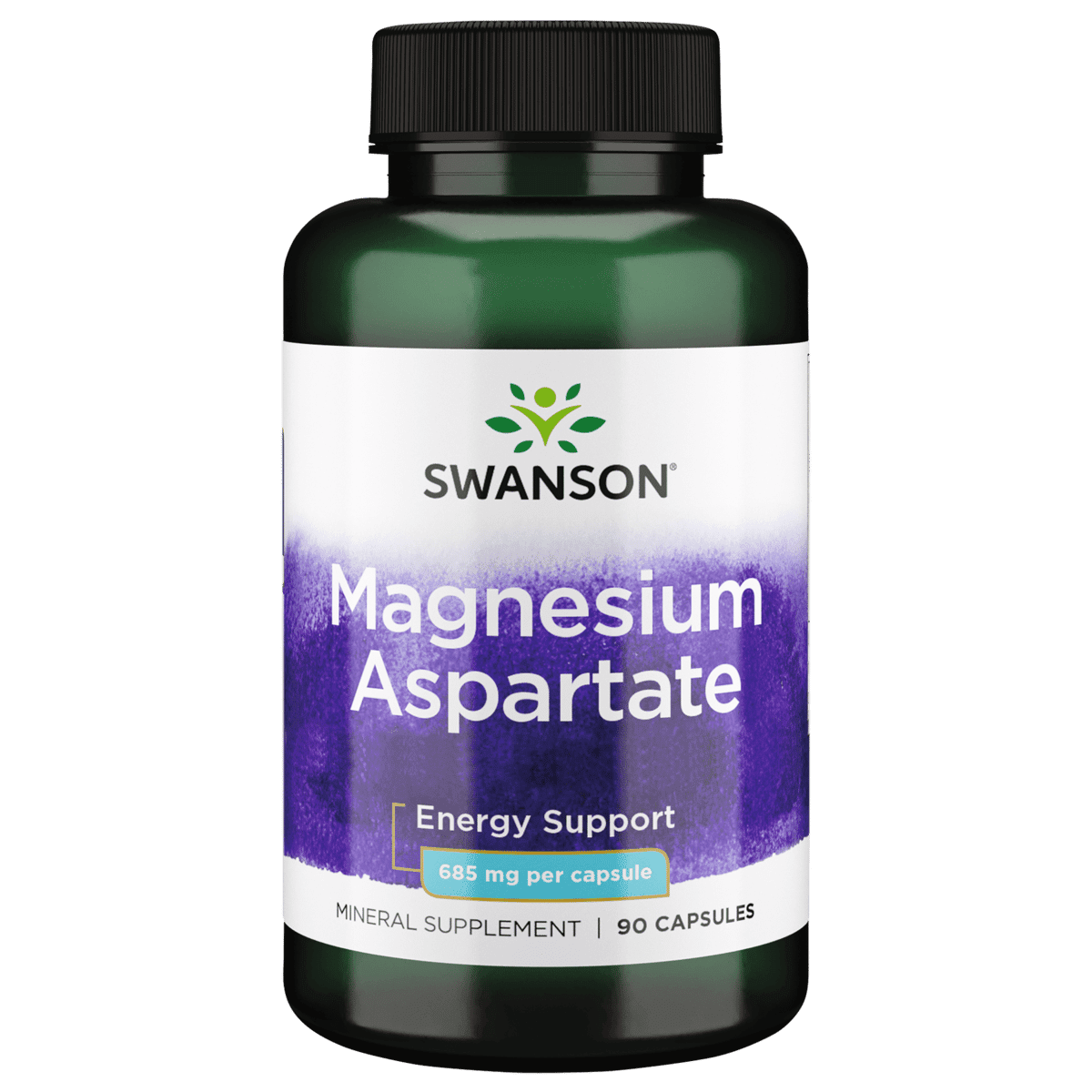 Swanson Magnesium Aspartate - 133 mg Elemental, Energy Support, 90 ...