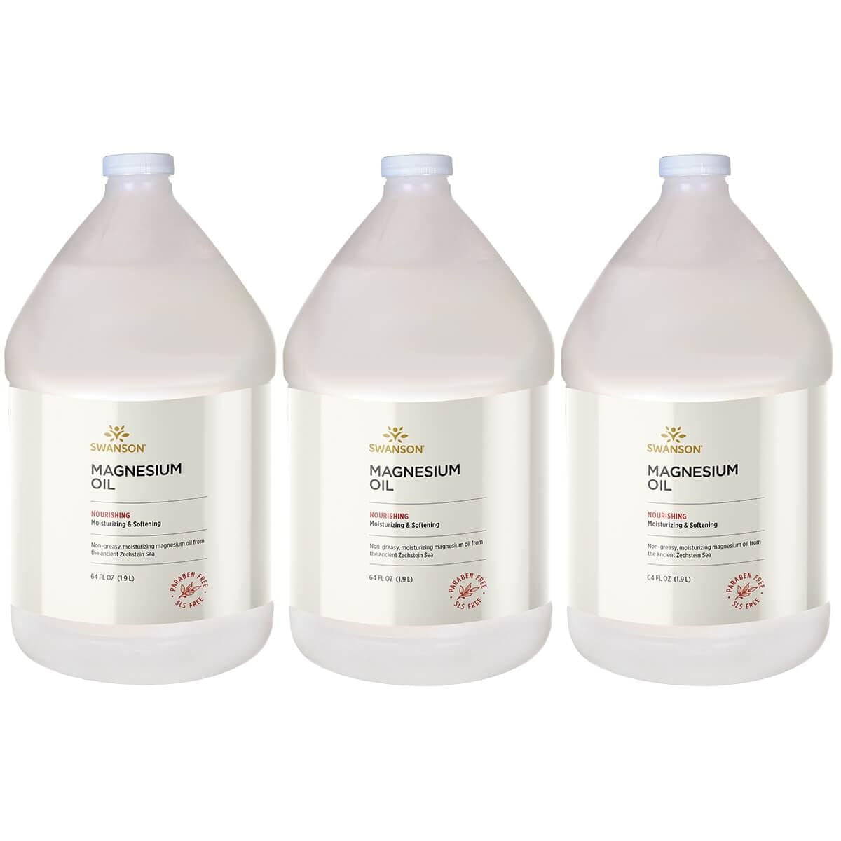 Swanson Magnesium Oil 64 fl oz Liq 3 Pack - Walmart.com