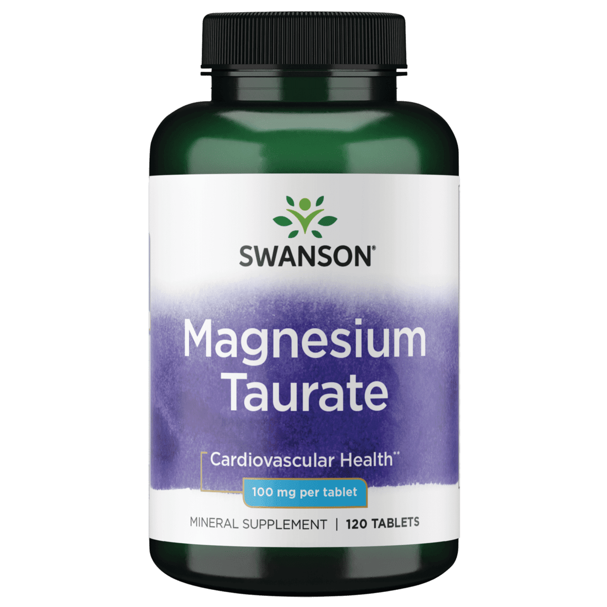 Swanson Magnesium Taurate Complex 100 mg 120 Tablets - Walmart.com