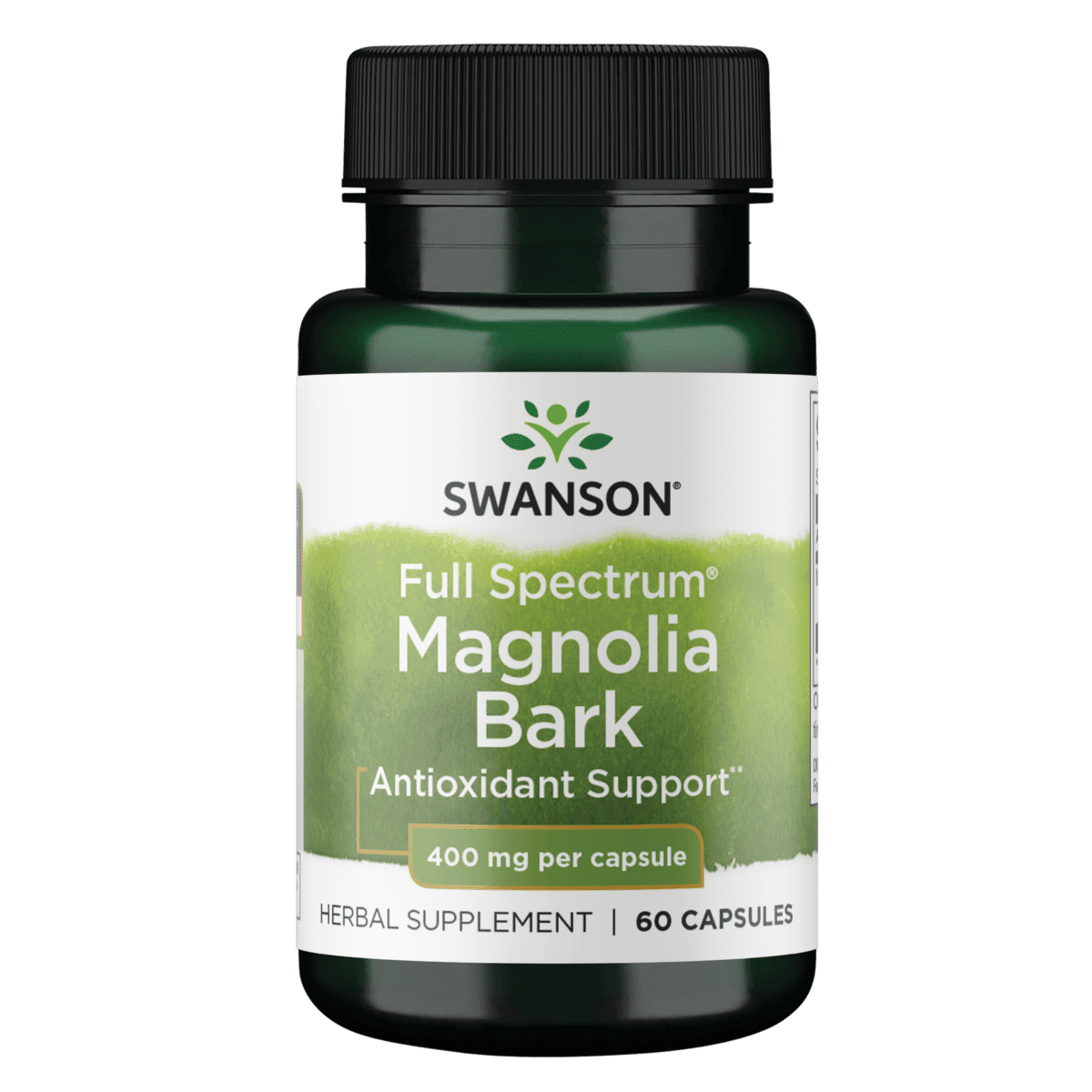 Swanson Premium Full-Spectrum Magnolia Bark Supplement, 400 mg, 60 ...