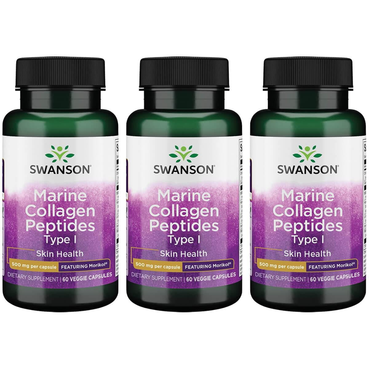 Swanson Marine Collagen Peptides Type I - Featuring Morikol 3 Pack - Walmart.com