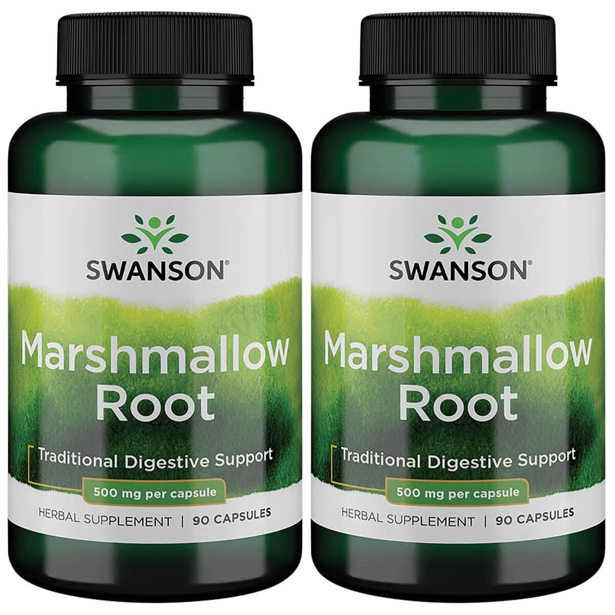 Swanson, Marshmallow Root, 500 Milligrams, 90 Capsules 2 Pack - Walmart.com